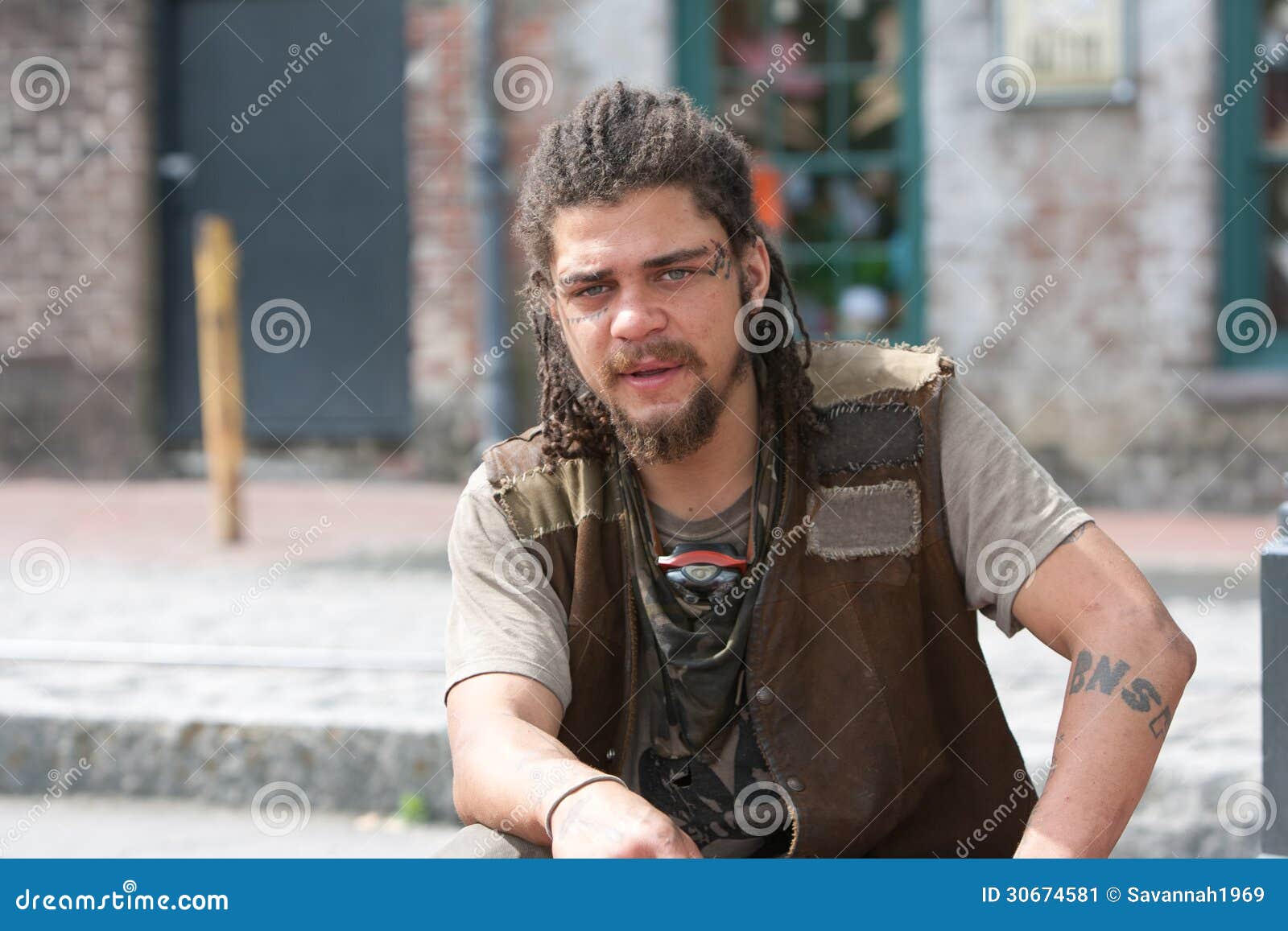 Young man with dreadlocks stock image. Image of person - 30674581