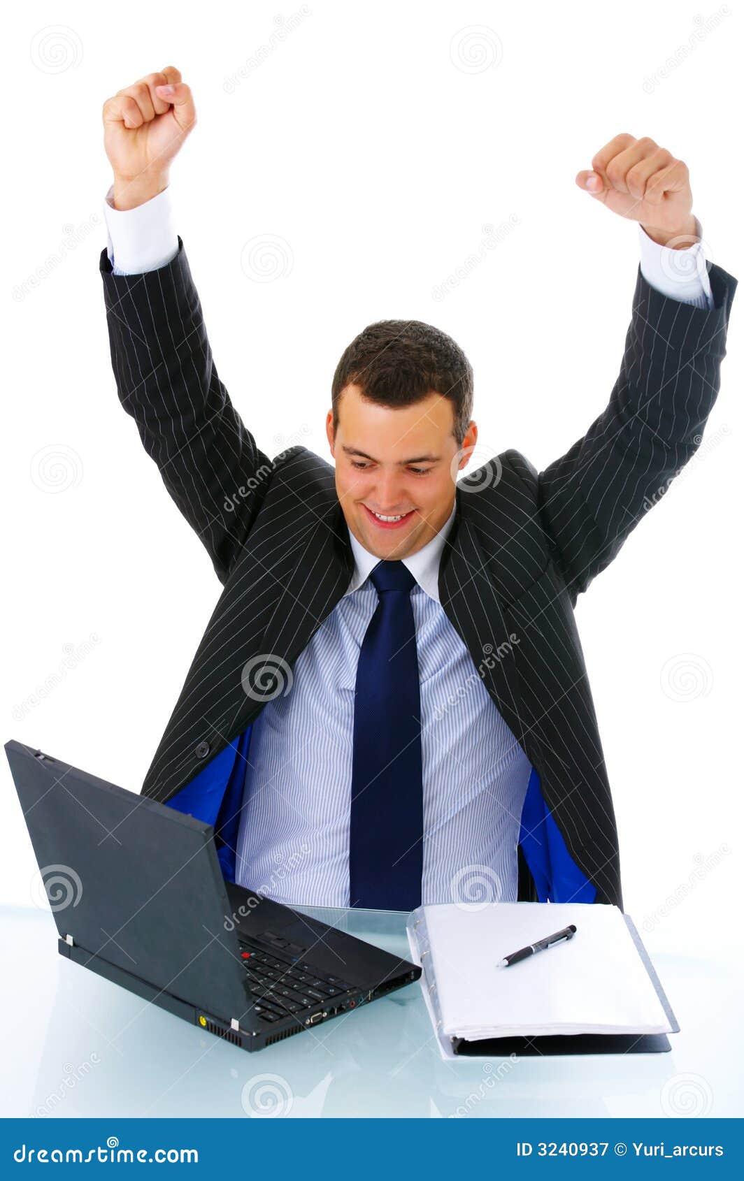 Young Man Dressed for Success Stock Image - Image of celebration ...