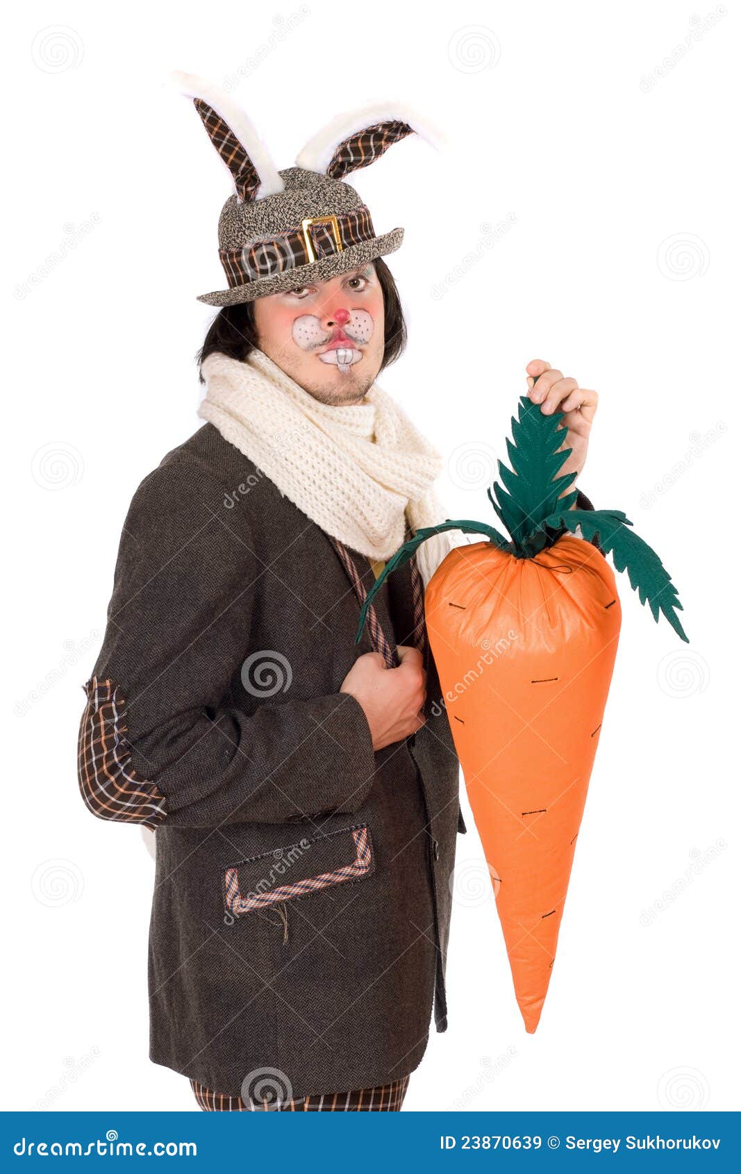 Young Man Dressed in a Suit Rabbit Stock Image - Image of party, bunny ...