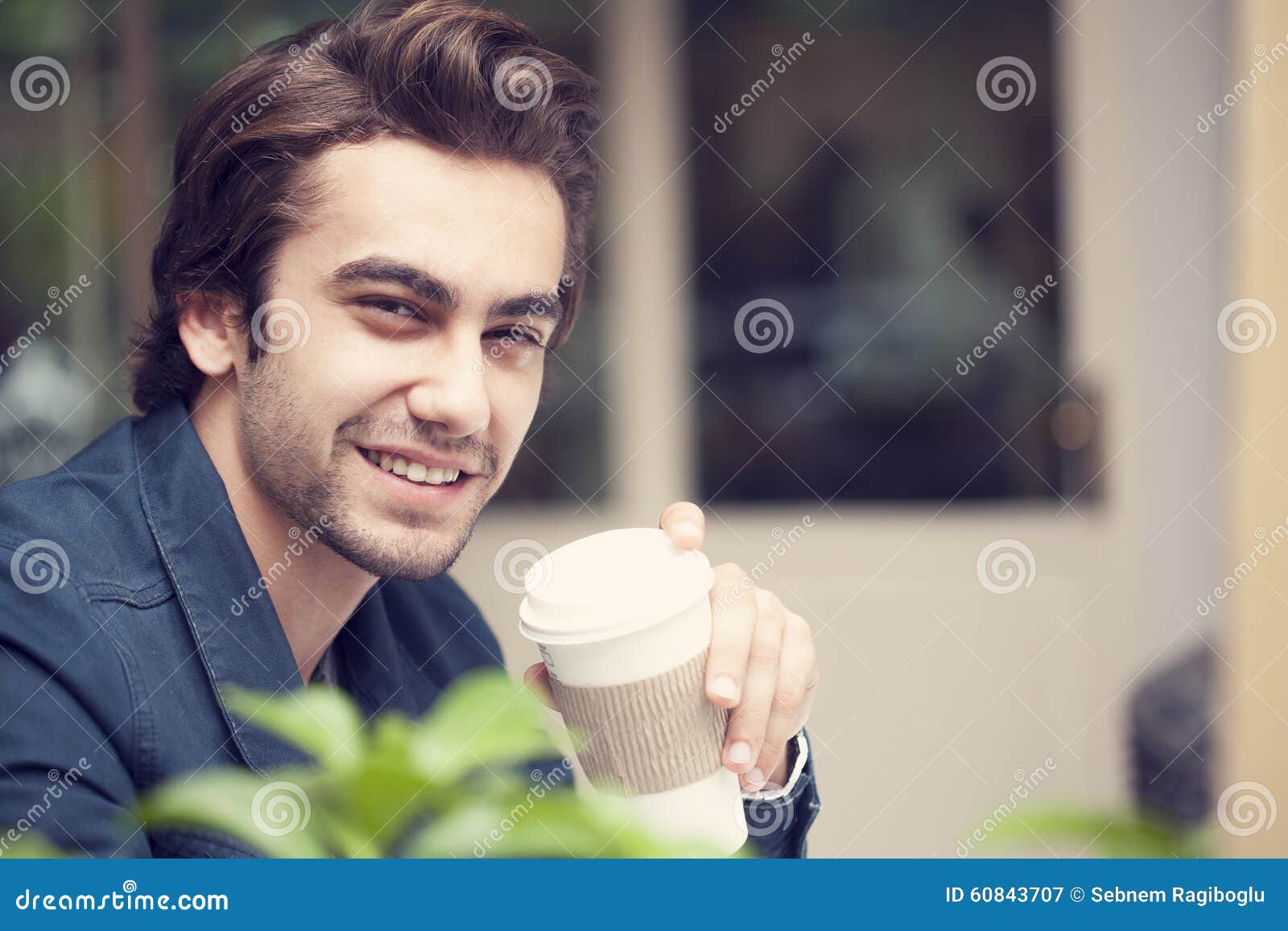 Young Man Drinking Coffee in Cafe Stock Image - Image of beverage ... Young Man Drinking Coffee in Cafe Stock Image - Image of beverage ...