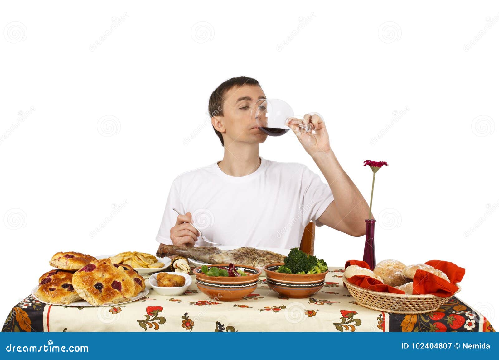 Young man eating stock image. Image of young, healthy - 102404807