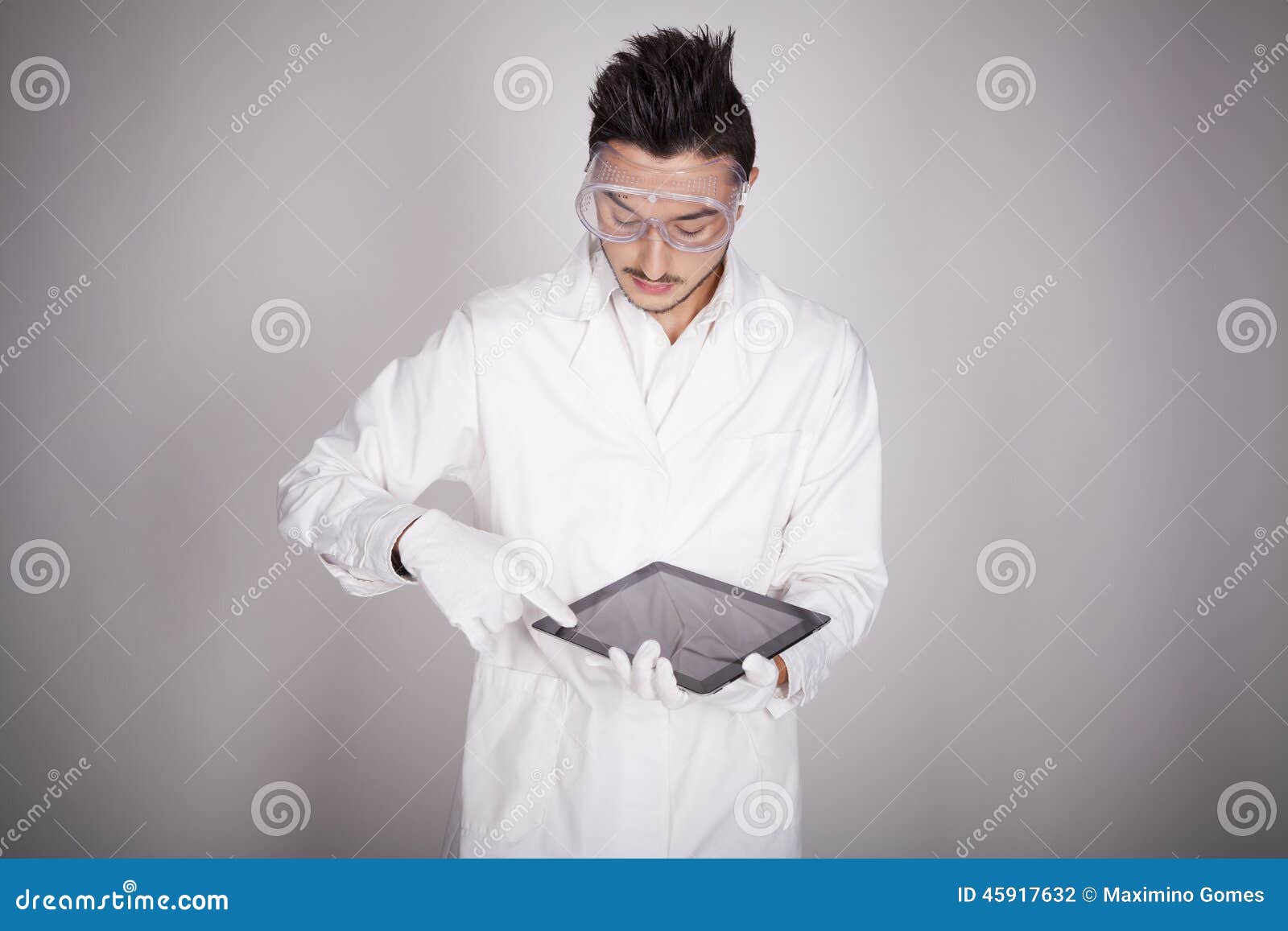 Young Man Electronic Technical Stock Photo - Image of digital ...