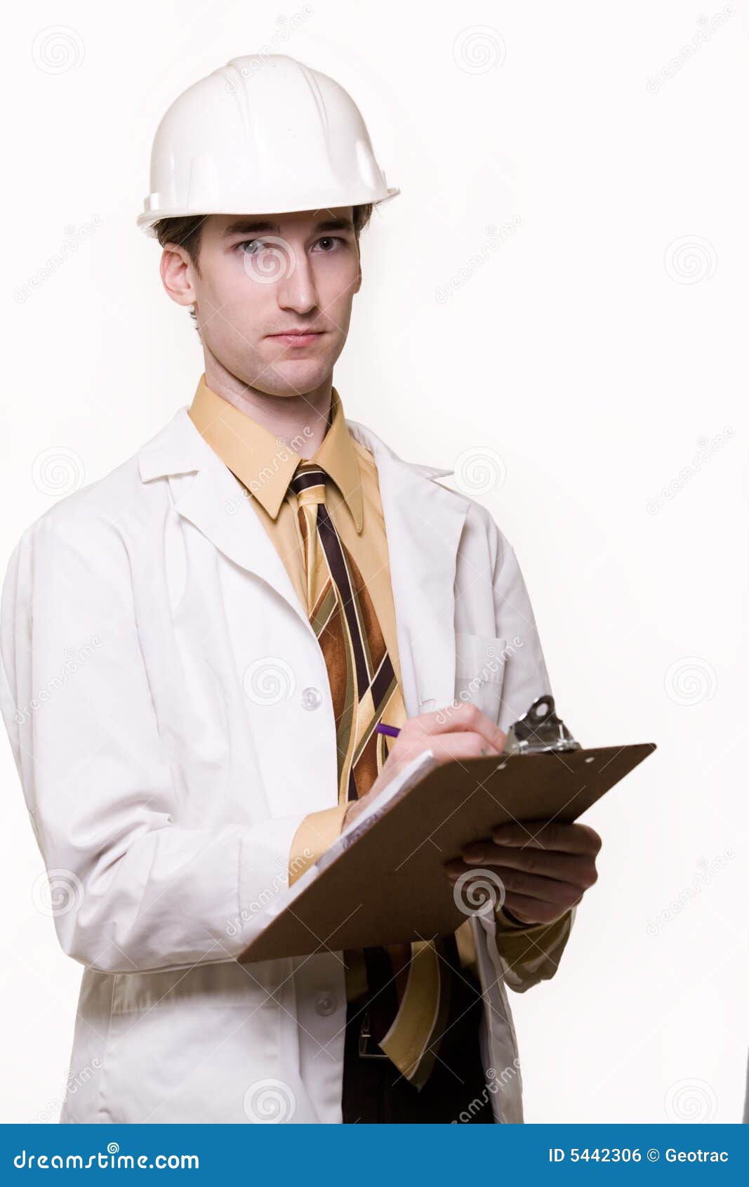 Young man engineer stock photo. Image of industry, concept - 5442306