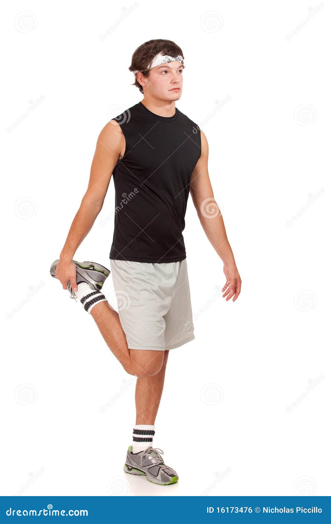 Young Man Exercising stock photo. Image of white, adult - 16173476