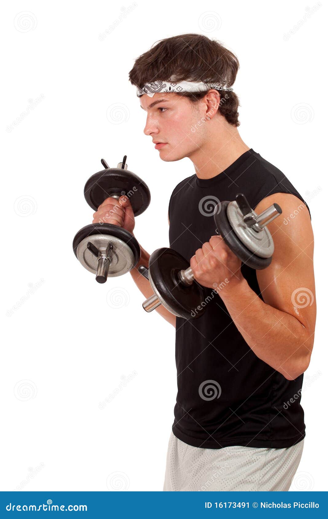Young Man Exercising stock image. Image of shot, young - 16173491