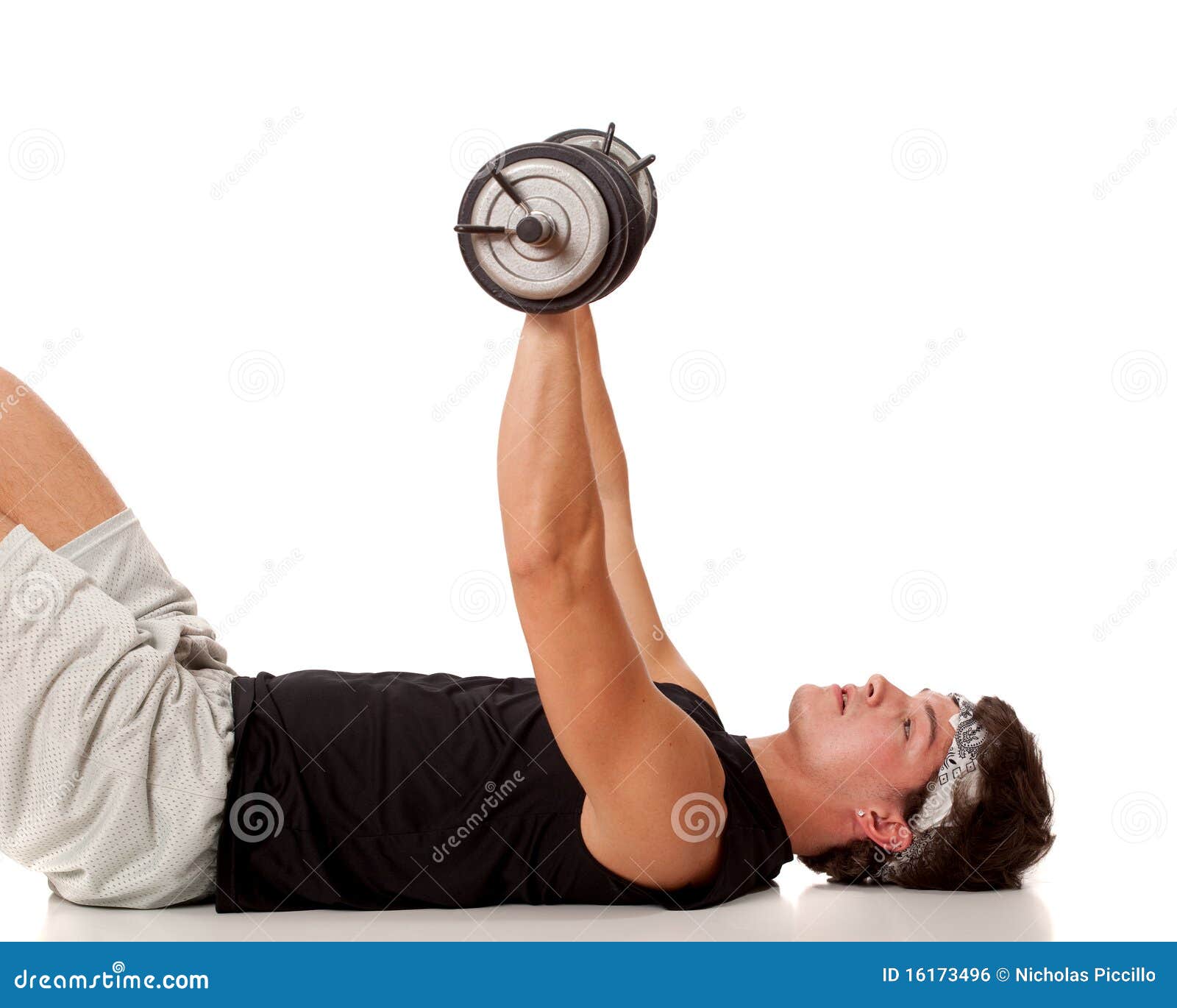 Young Man Exercising stock photo. Image of caucasian - 16173496
