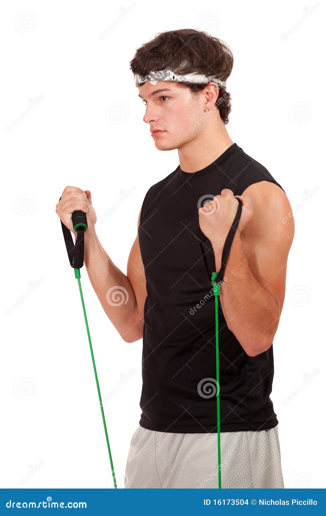Young Man Exercising stock photo. Image of caucasian - 16173504