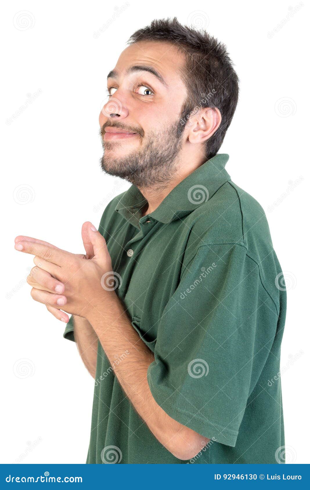 Young man expressions stock photo. Image of smile, white - 92946130