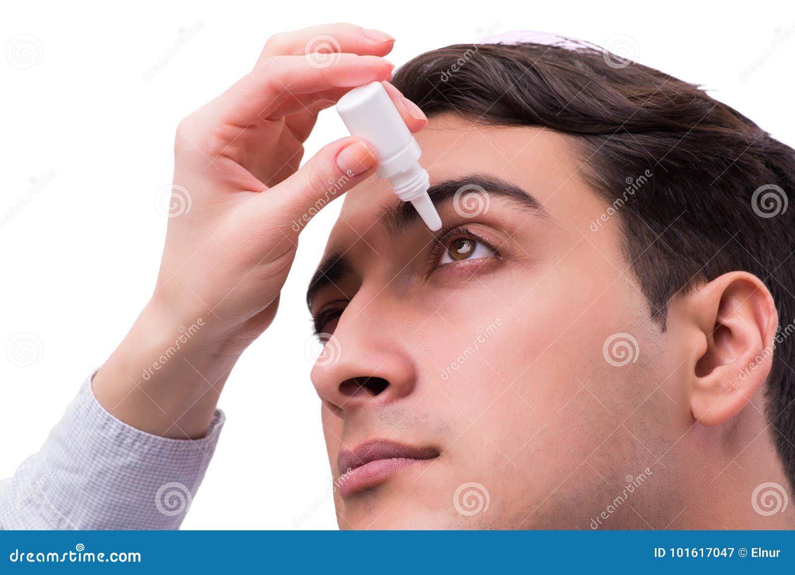The Young Man in Eye Care Medical Concept Stock Image - Image of care ...