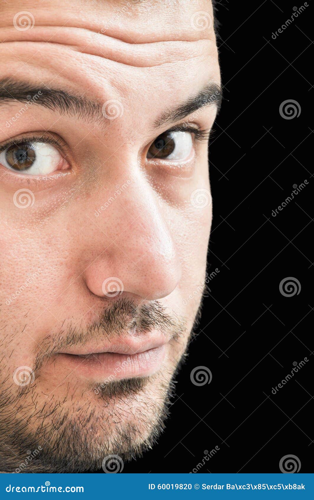 Young Man Facial Expression Stock Photo - Image of expressive, human ...