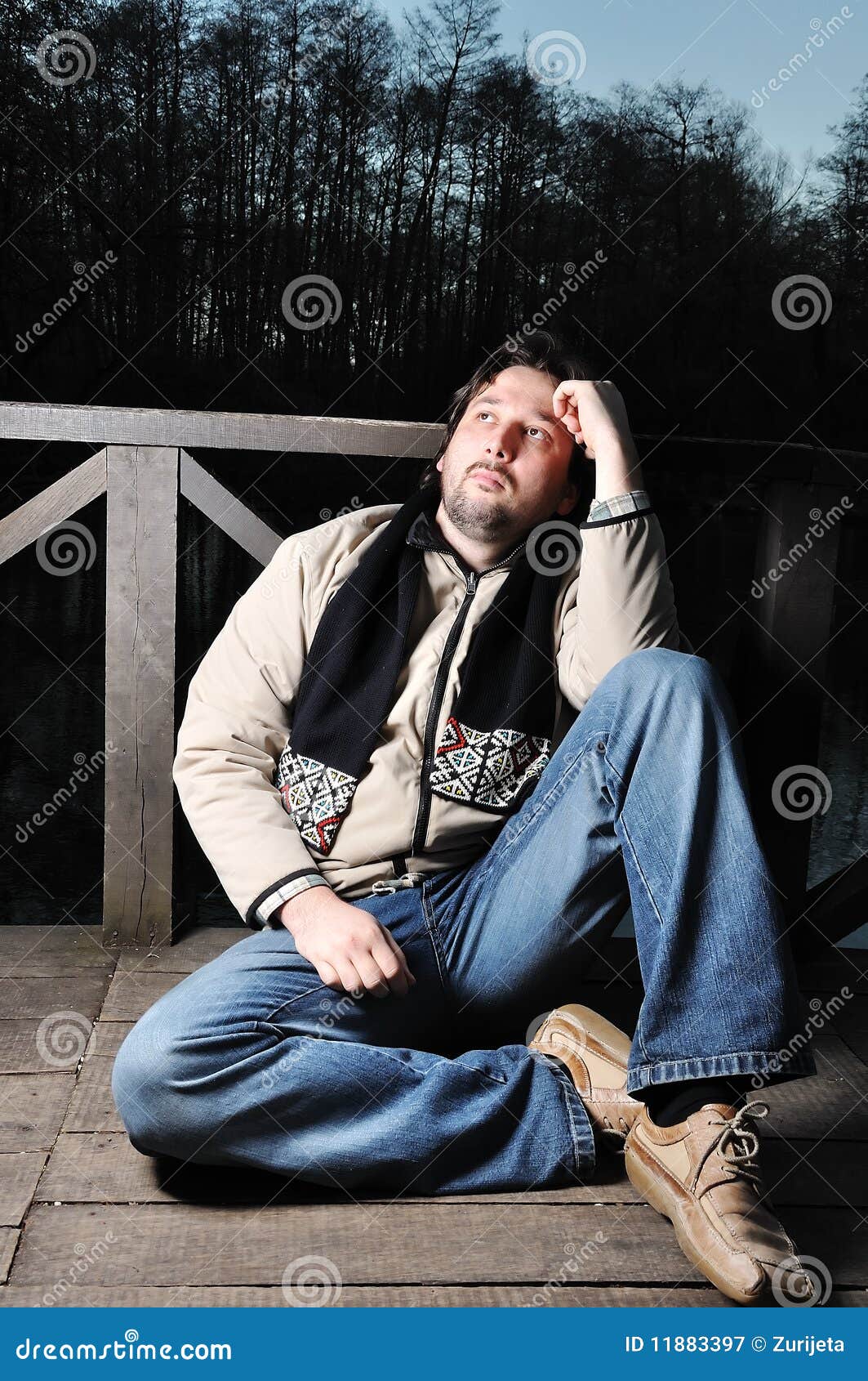 Young Man, Fall Scene, Fall Clothes Stock Image - Image of dark, street ...