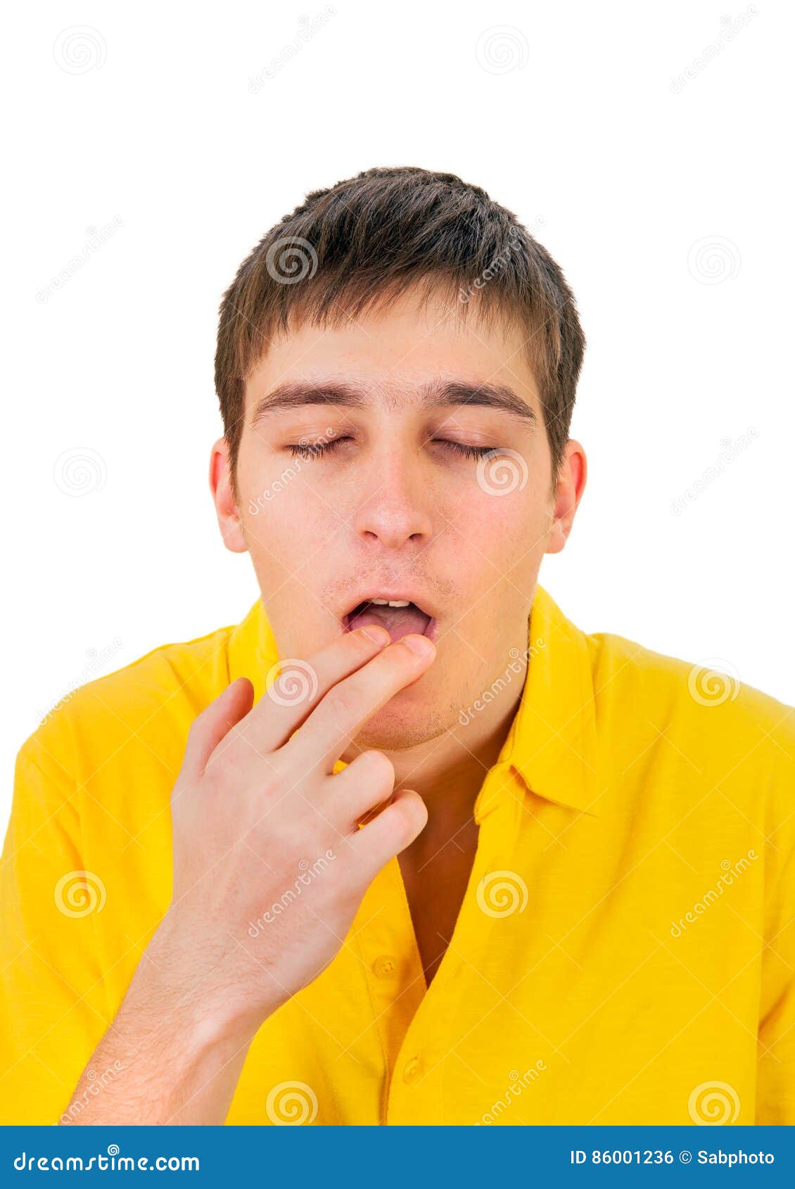 Young Man feel Sick stock photo. Image of hangover, nausea - 86001236