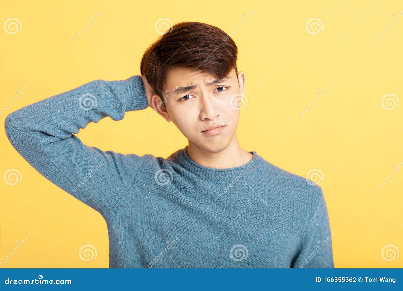 Young Man Feeling Sorry. Embarrassment Concept Stock Photo - Image of ...