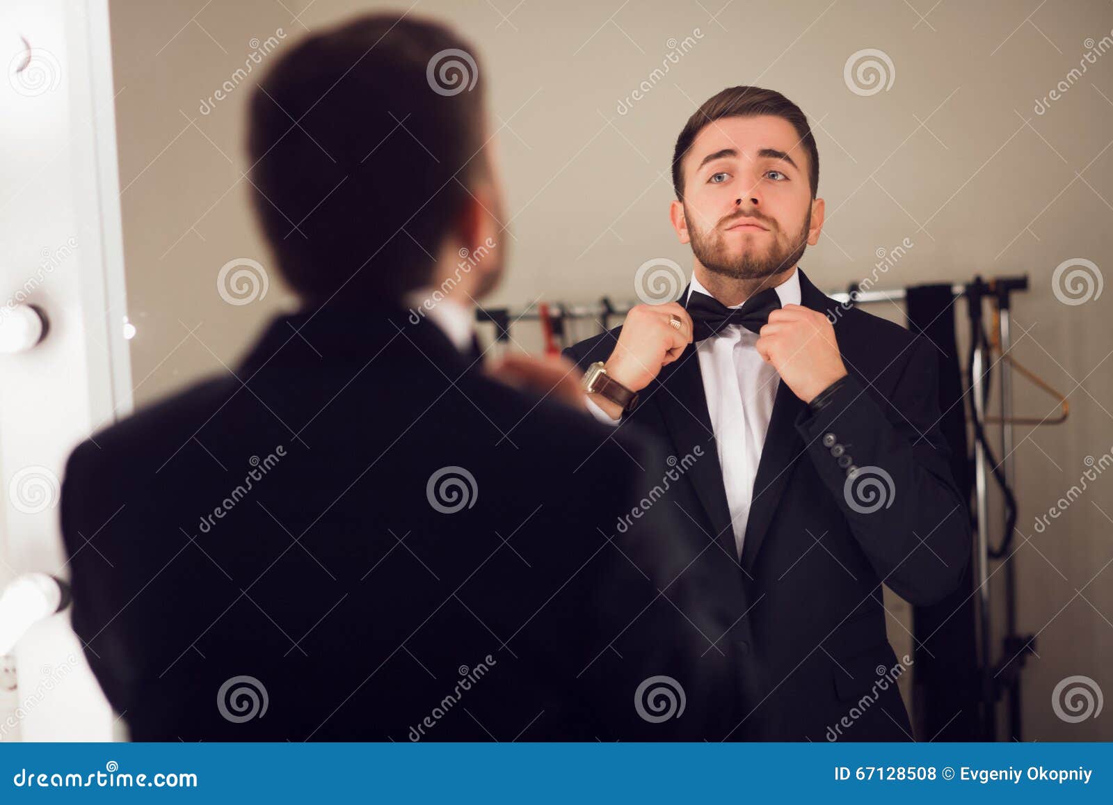 Young man in formal attire stock photo. Image of attire - 67128508