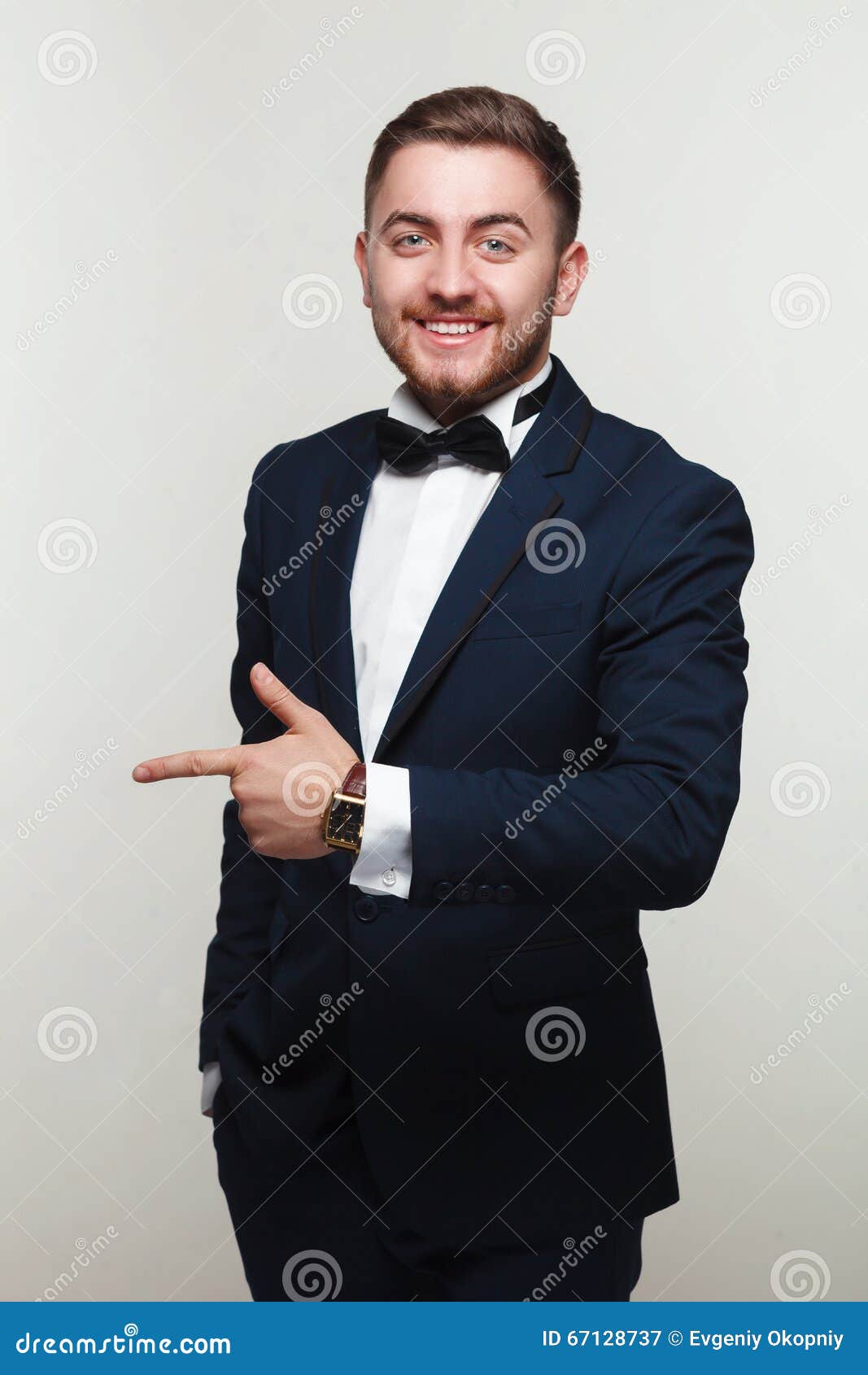 Young man in formal attire stock image. Image of portrait - 67128737