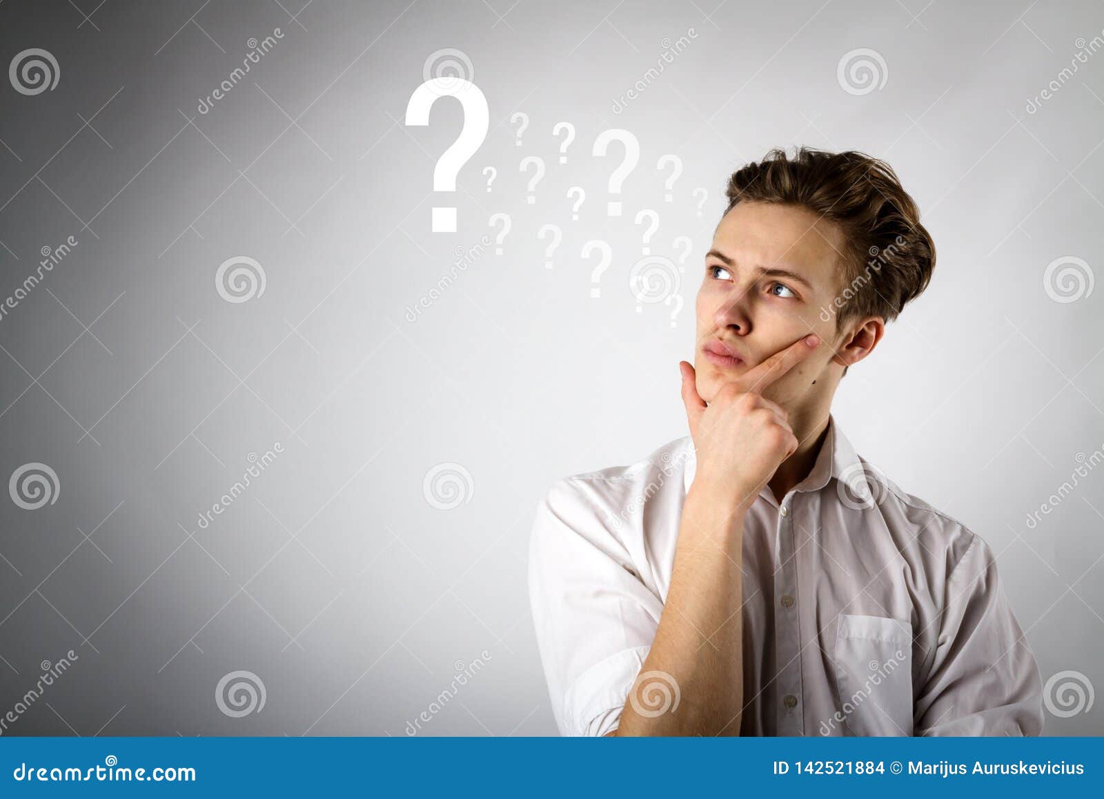 Hesitation As A Problem That Makes Life Harder - Symbolized By A Person ...