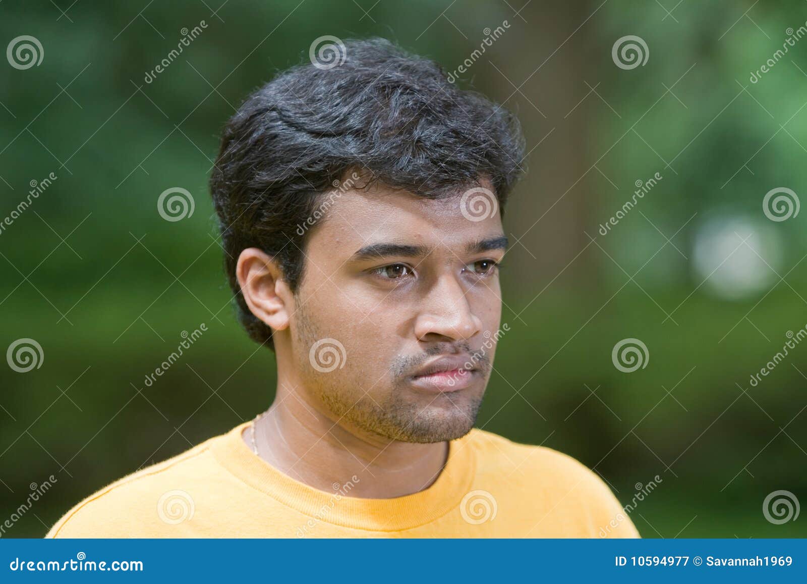 Young man gazing stock image. Image of close, angle, beard - 10594977