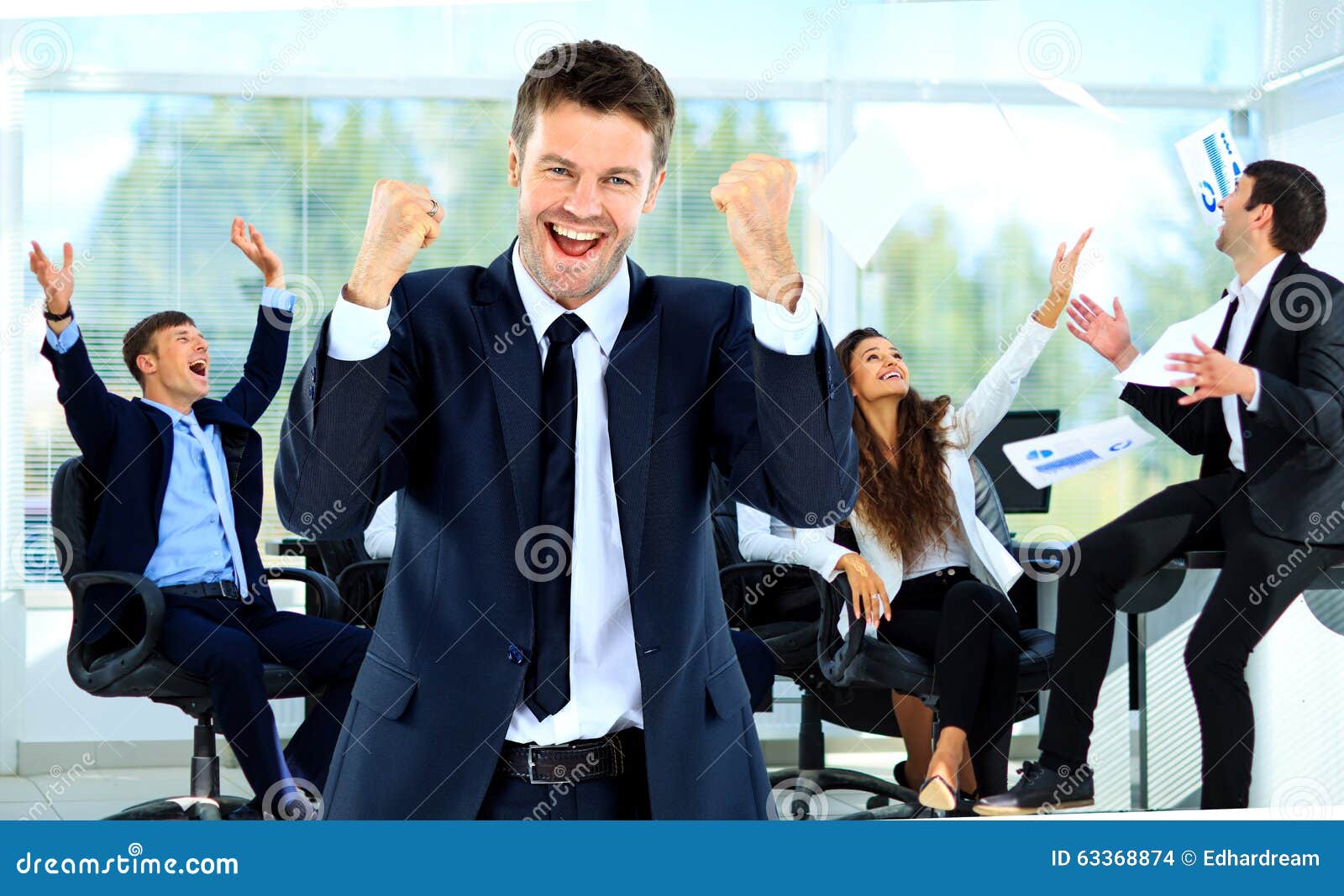 Young Man Glad in the Background Stock Photo - Image of happiness ...