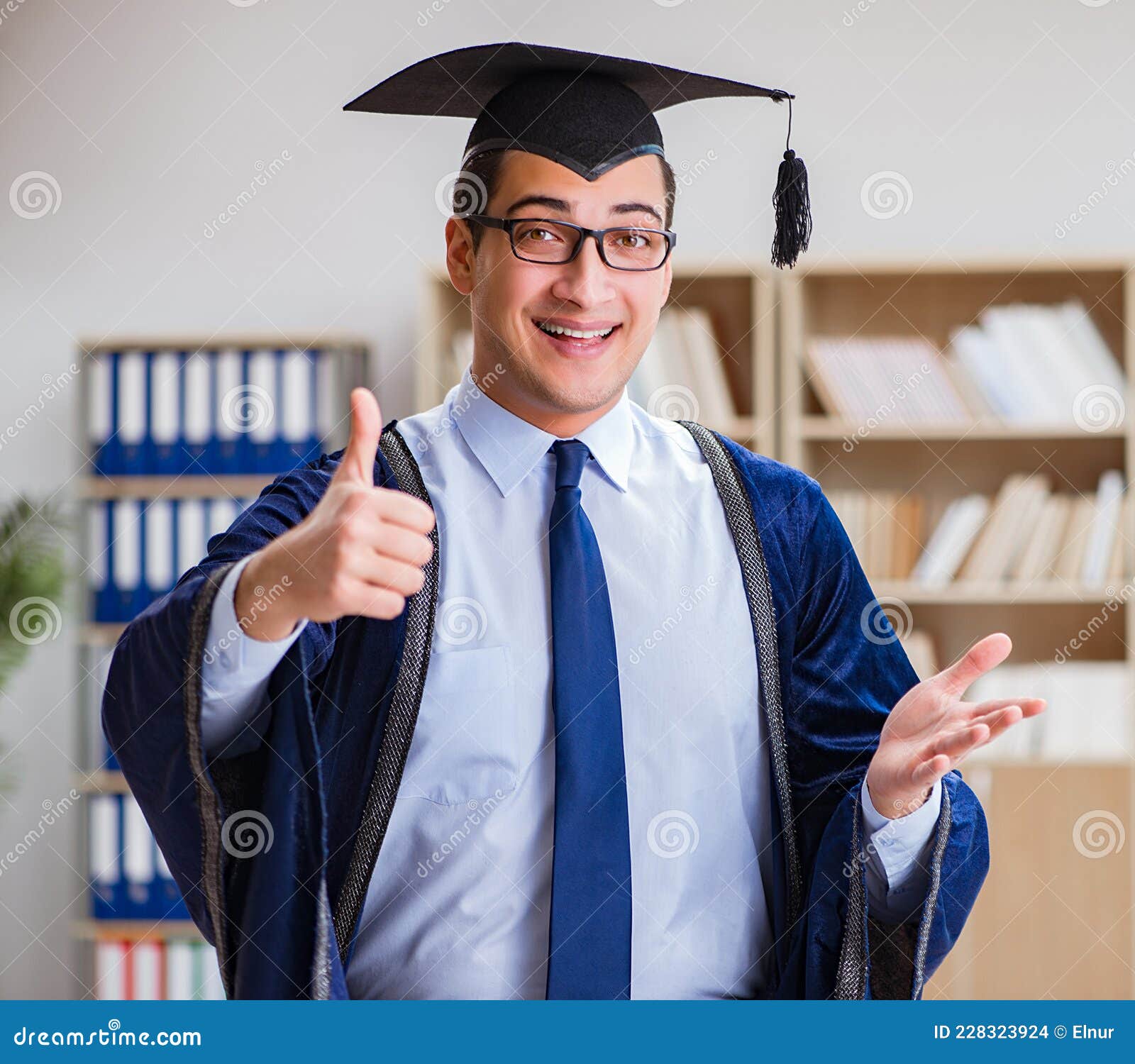 Young Man Graduating from University Stock Photo - Image of graduation ...