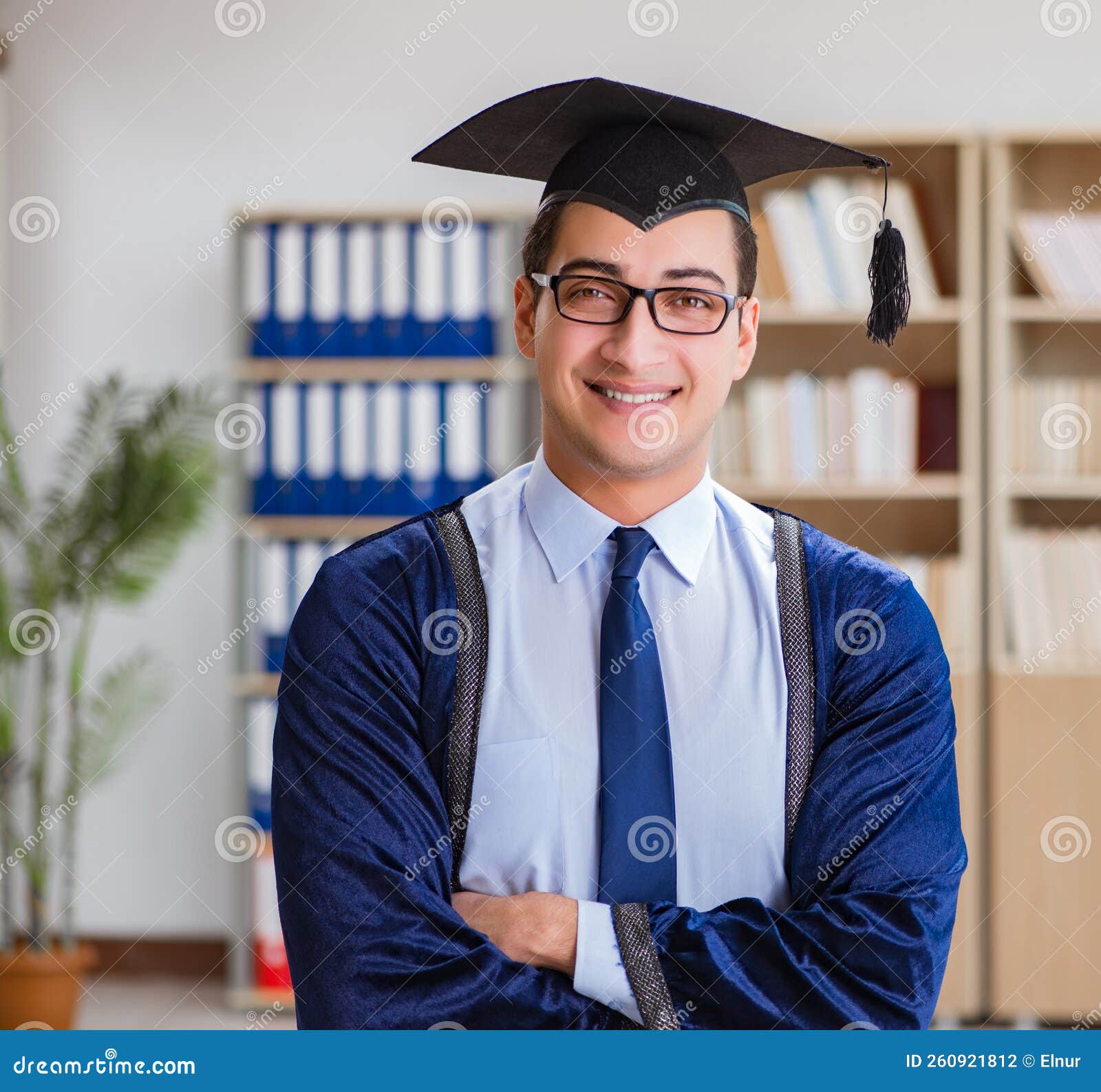 Young Man Graduating from University Stock Photo - Image of cheerful ...
