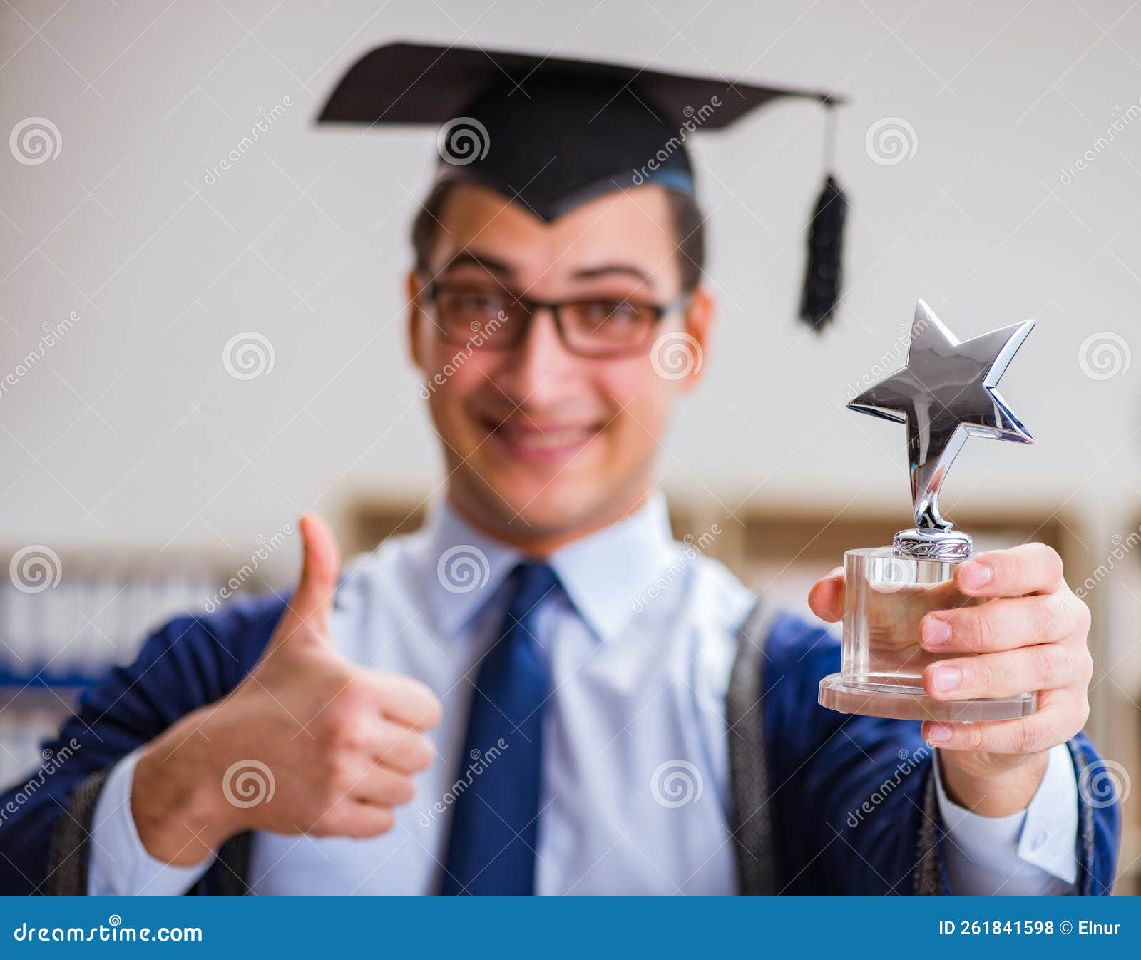 Young Man Graduating from University Stock Photo - Image of celebration ...