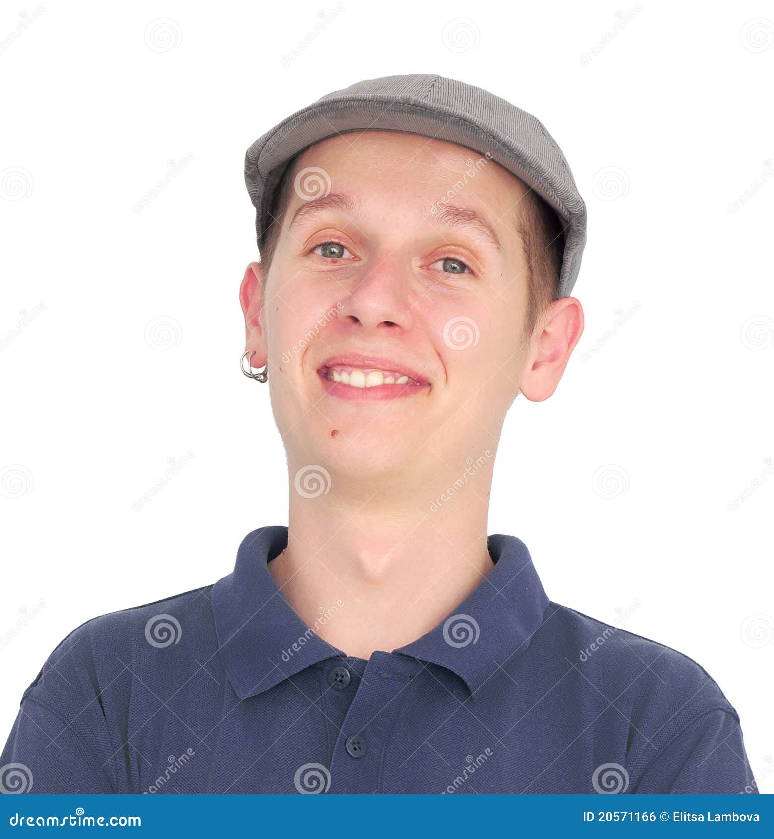 Young man in grey hat stock photo. Image of lifestyle - 20571166