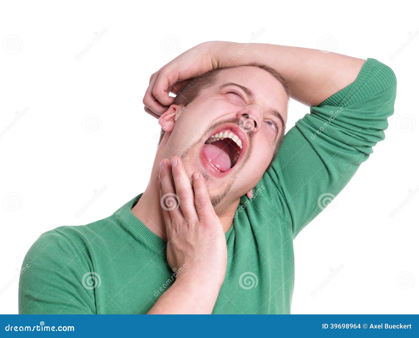 Young man grimacing stock photo. Image of isolated, adult - 39698964