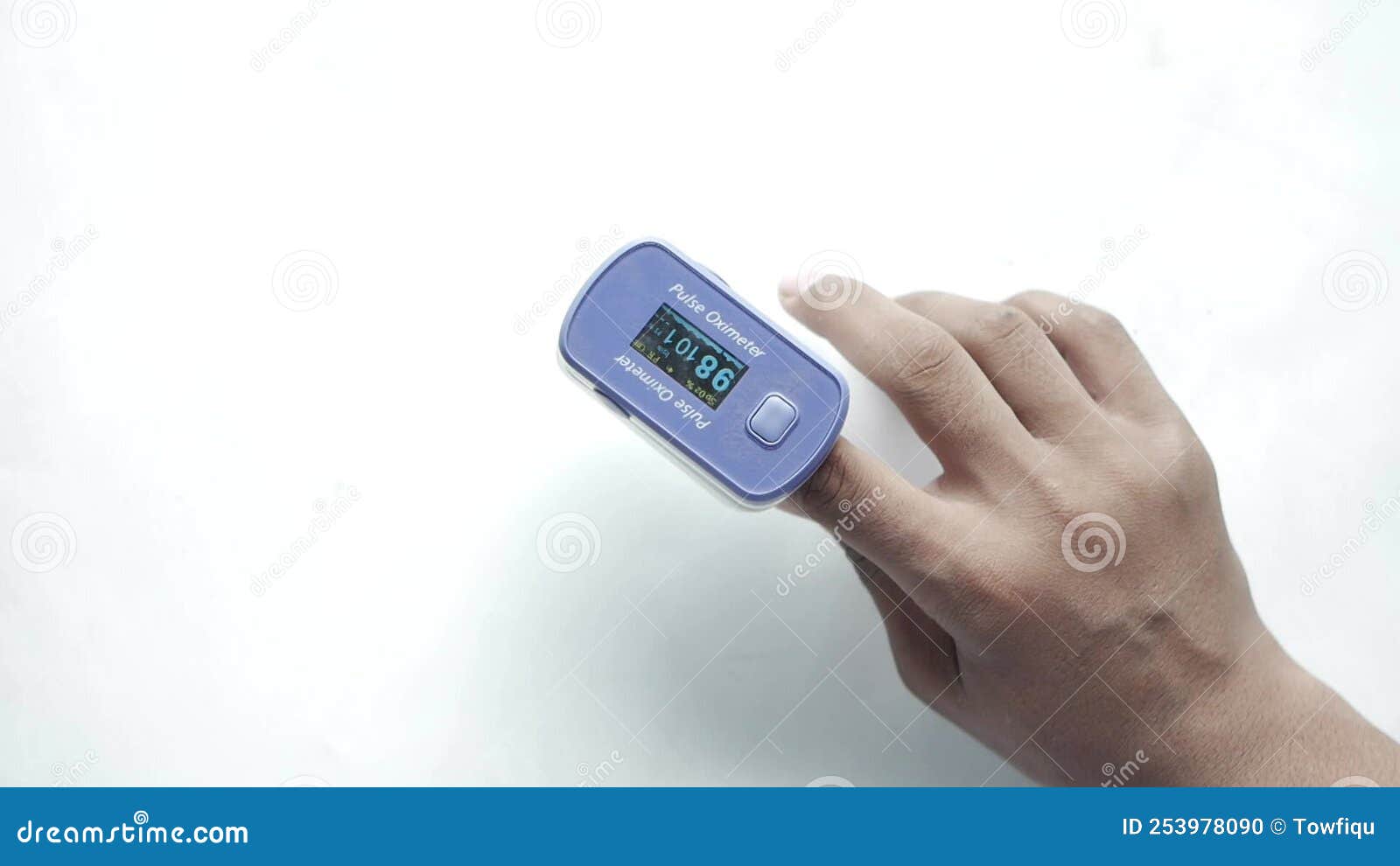 Close Up of Man Hand Using Pulse Oximeter Stock Footage - Video of ...