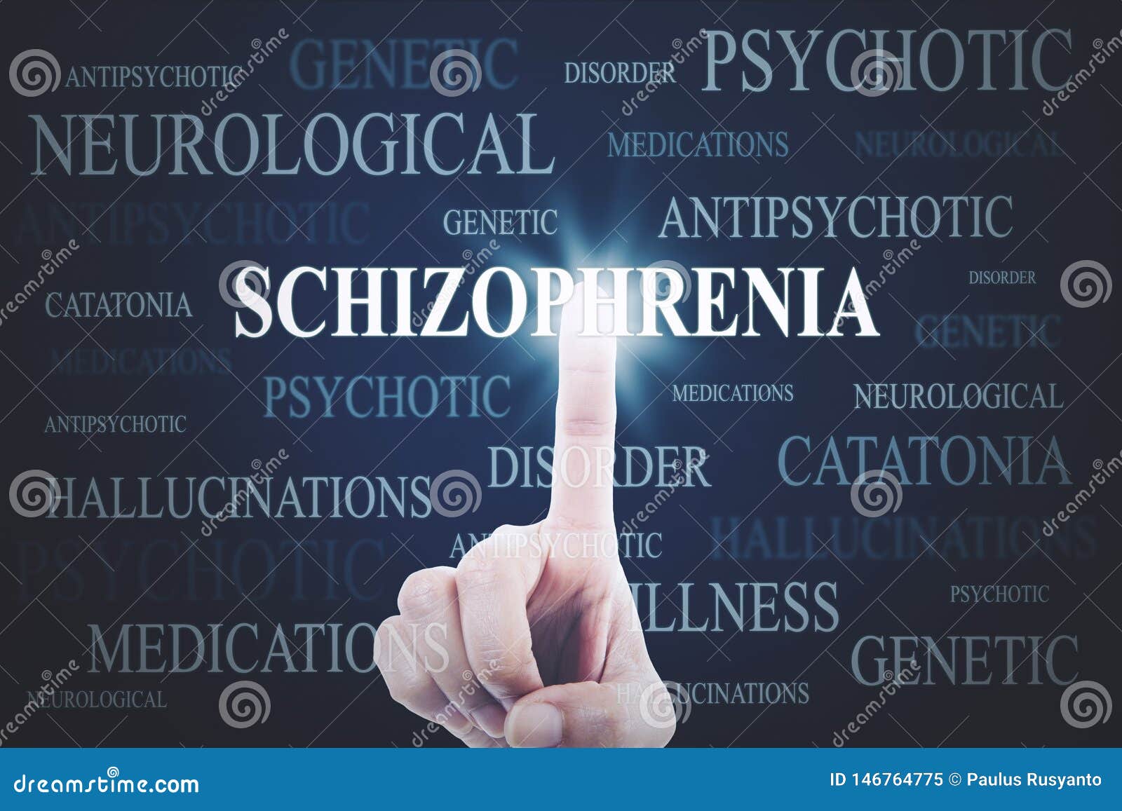 Schizophrenia Word, Inscription. Mental Disorder, Diagnosis Stock Photo ...