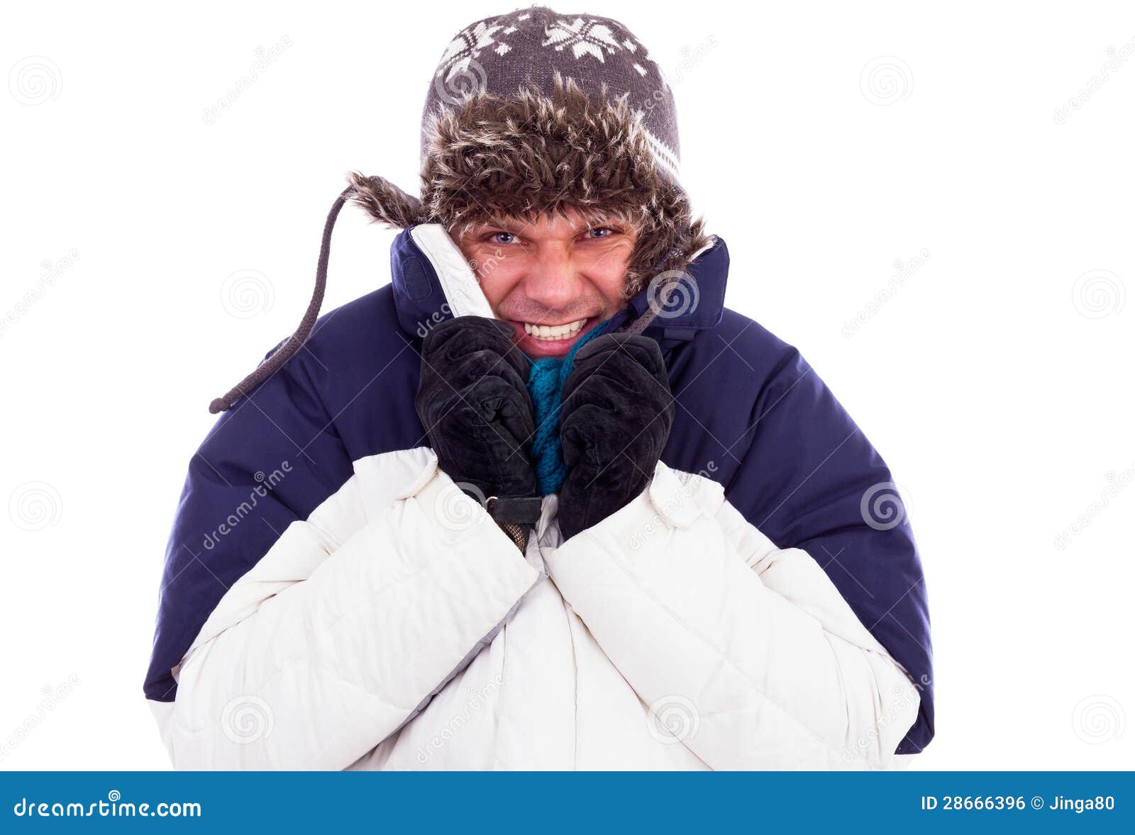 Shivering Cold Person