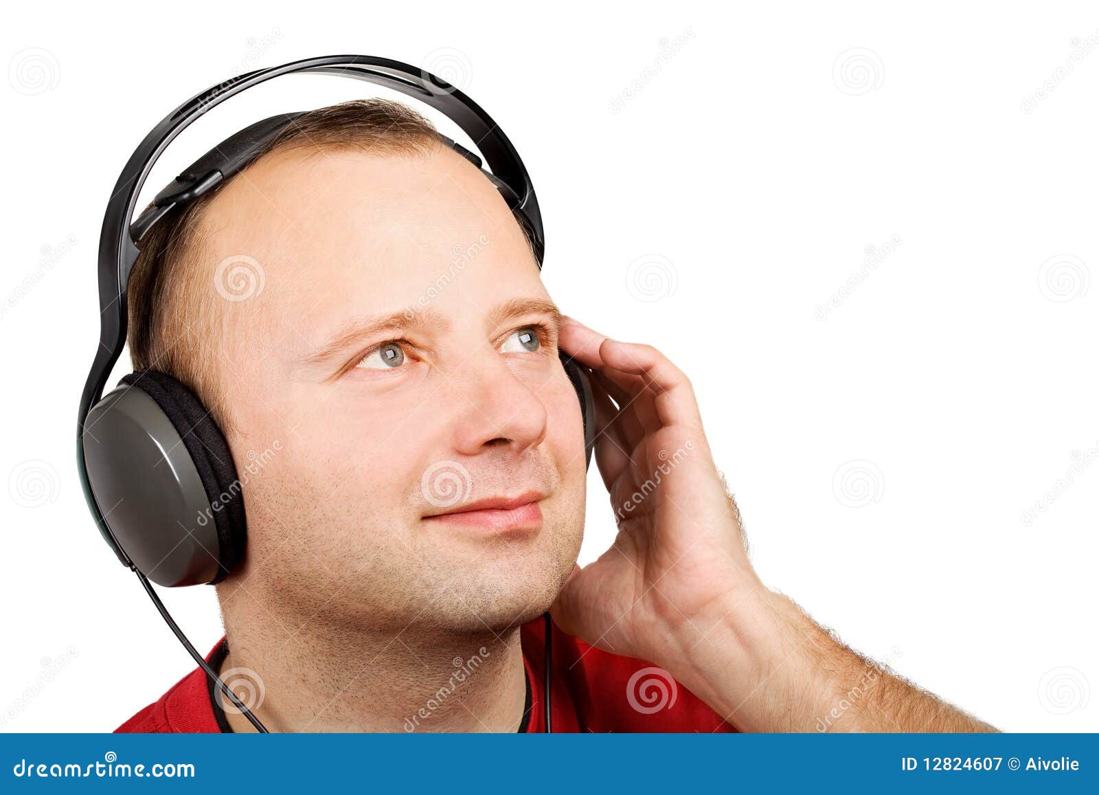 Young man in headphones stock image. Image of lifestyle - 12824607