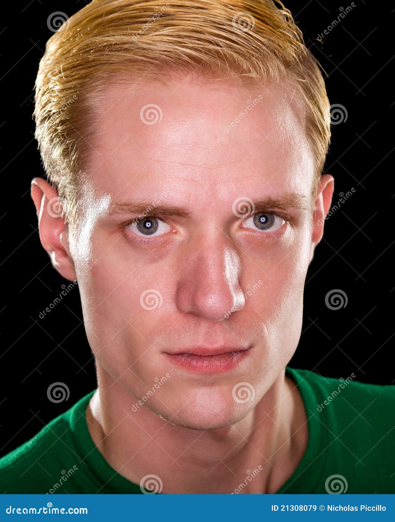 Young Man Headshot stock image. Image of attractive, face - 21308079