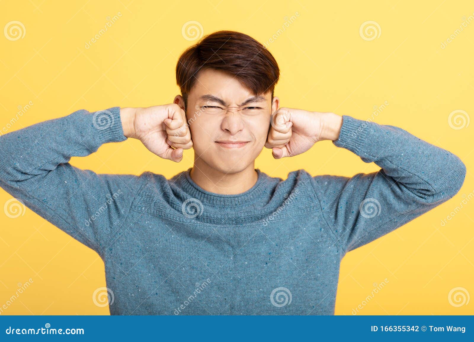 Young Man Hit on the Face by Punch Stock Photo - Image of face ...