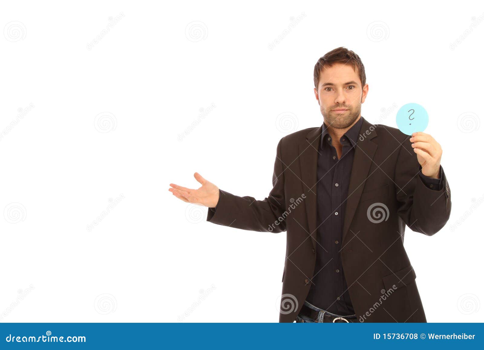 Young man holding a plate stock photo. Image of standing - 15736708