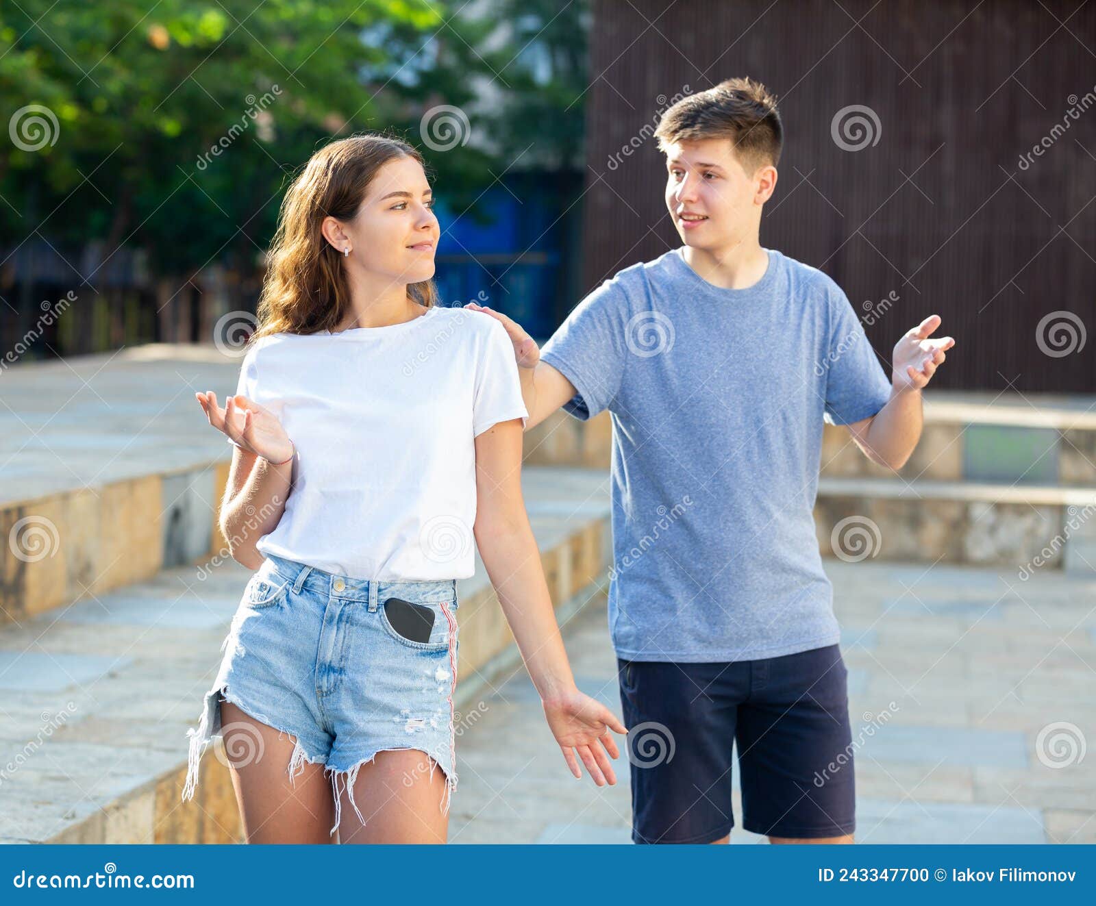 Young Man is Initiating a Conversation with Girl Stock Photo - Image of ... Young Man is Initiating a Conversation with Girl Stock Photo - Image of ...