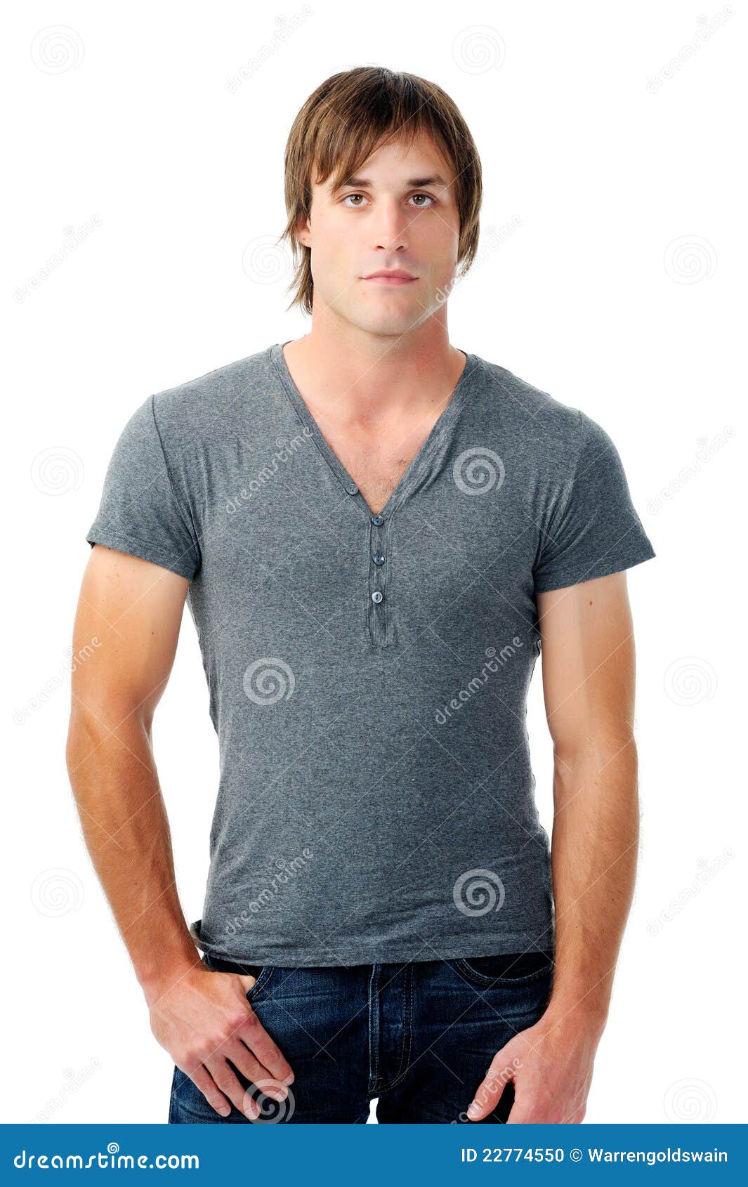 Young man isolated stock photo. Image of shirt, studio - 22774550