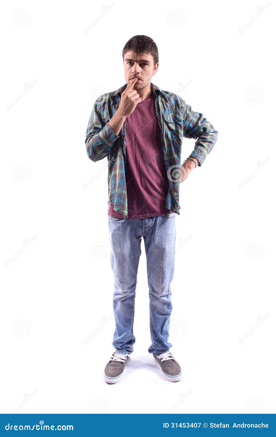 Young man stock image. Image of youth, thoughtful, student - 31453407