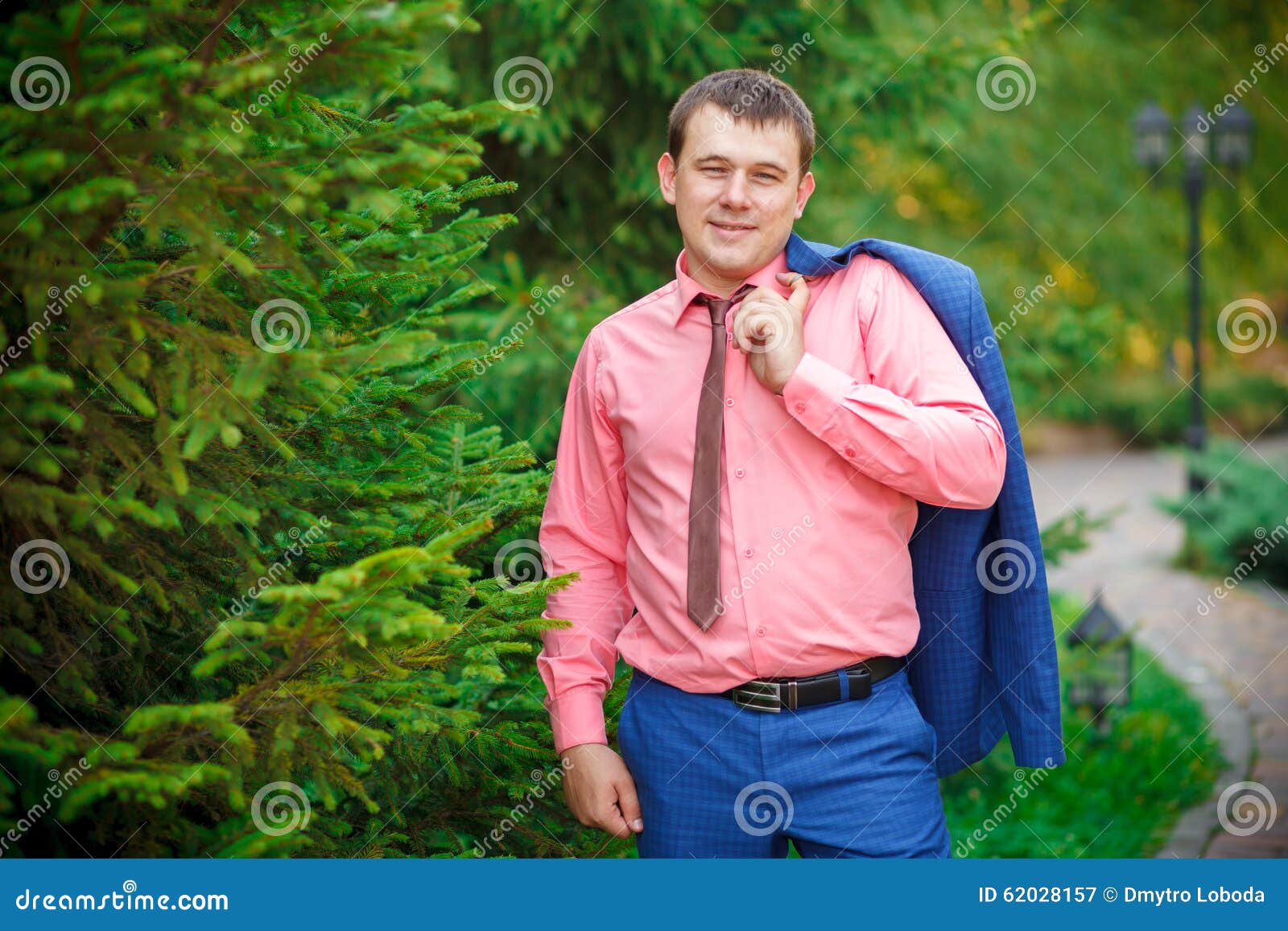 Young Man with a Jacket Over His Shoulder Stock Image - Image of ...