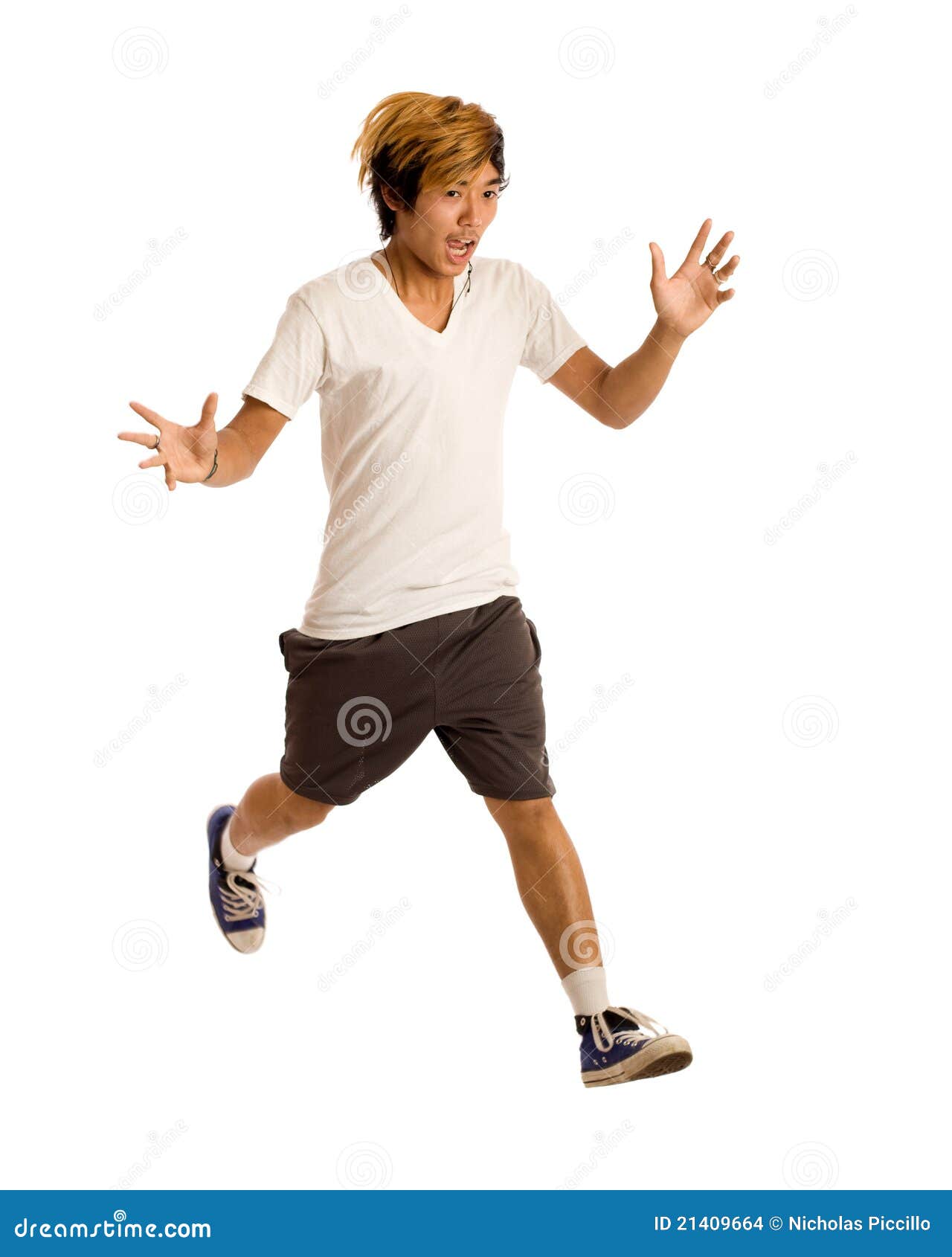 Young Man Jumping stock photo. Image of male, movemant - 21409664