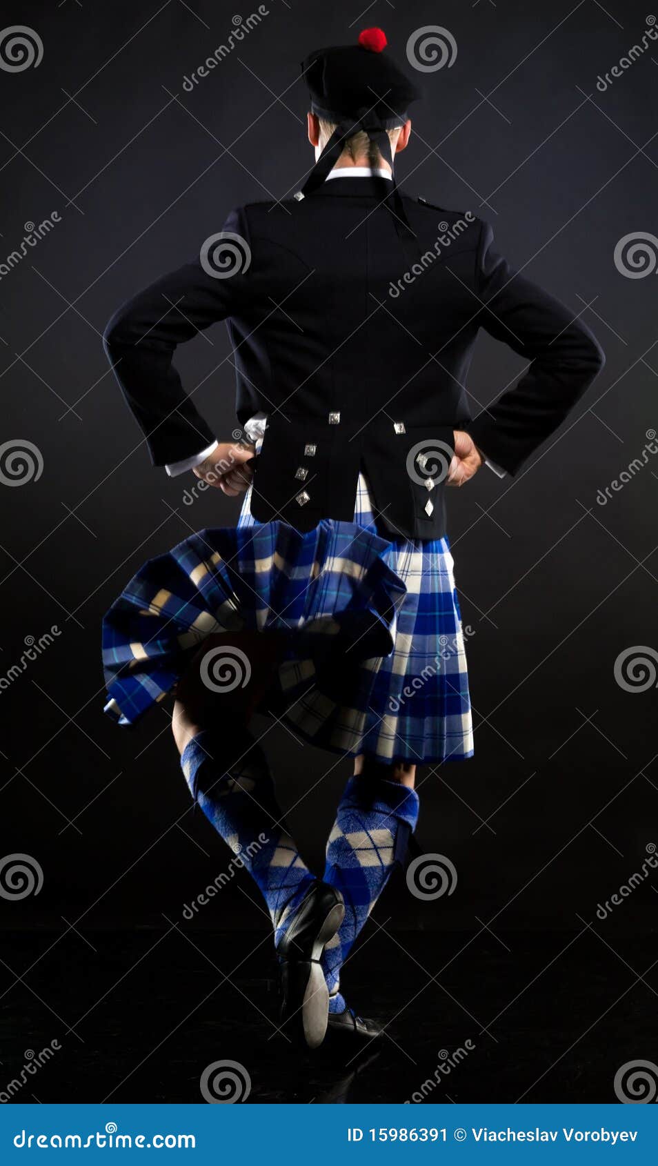 The young man in a kilt stock image. Image of celtic - 15986391