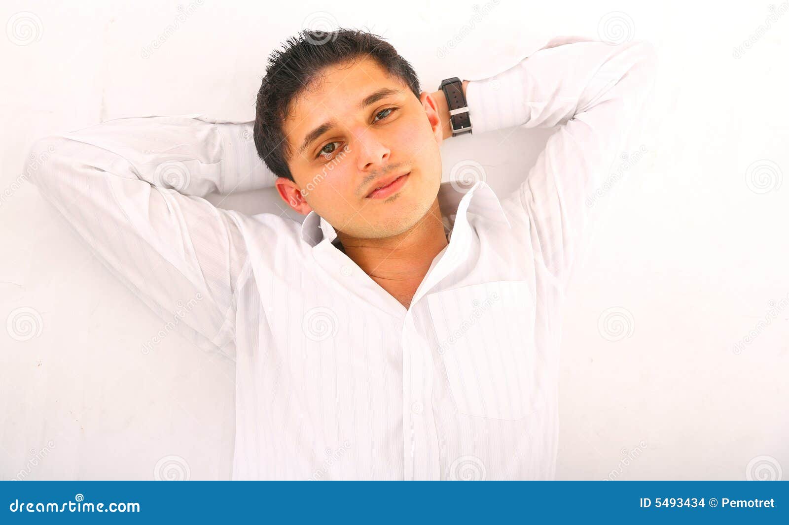 Young Man Laying Down stock photo. Image of life, overslept - 5493434