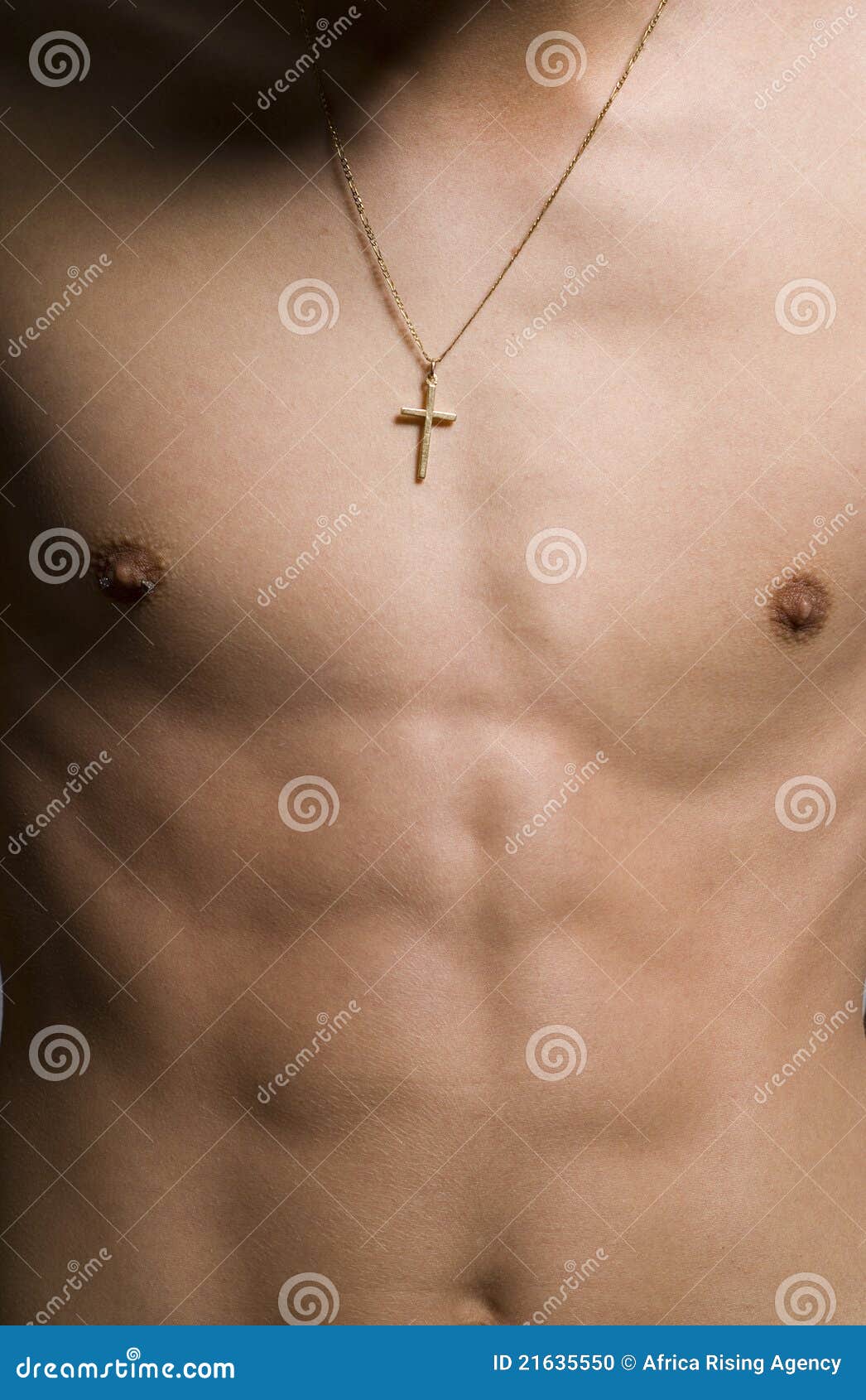 Young Man with Lean Stomach Muscles Stock Photo - Image of muscular ...