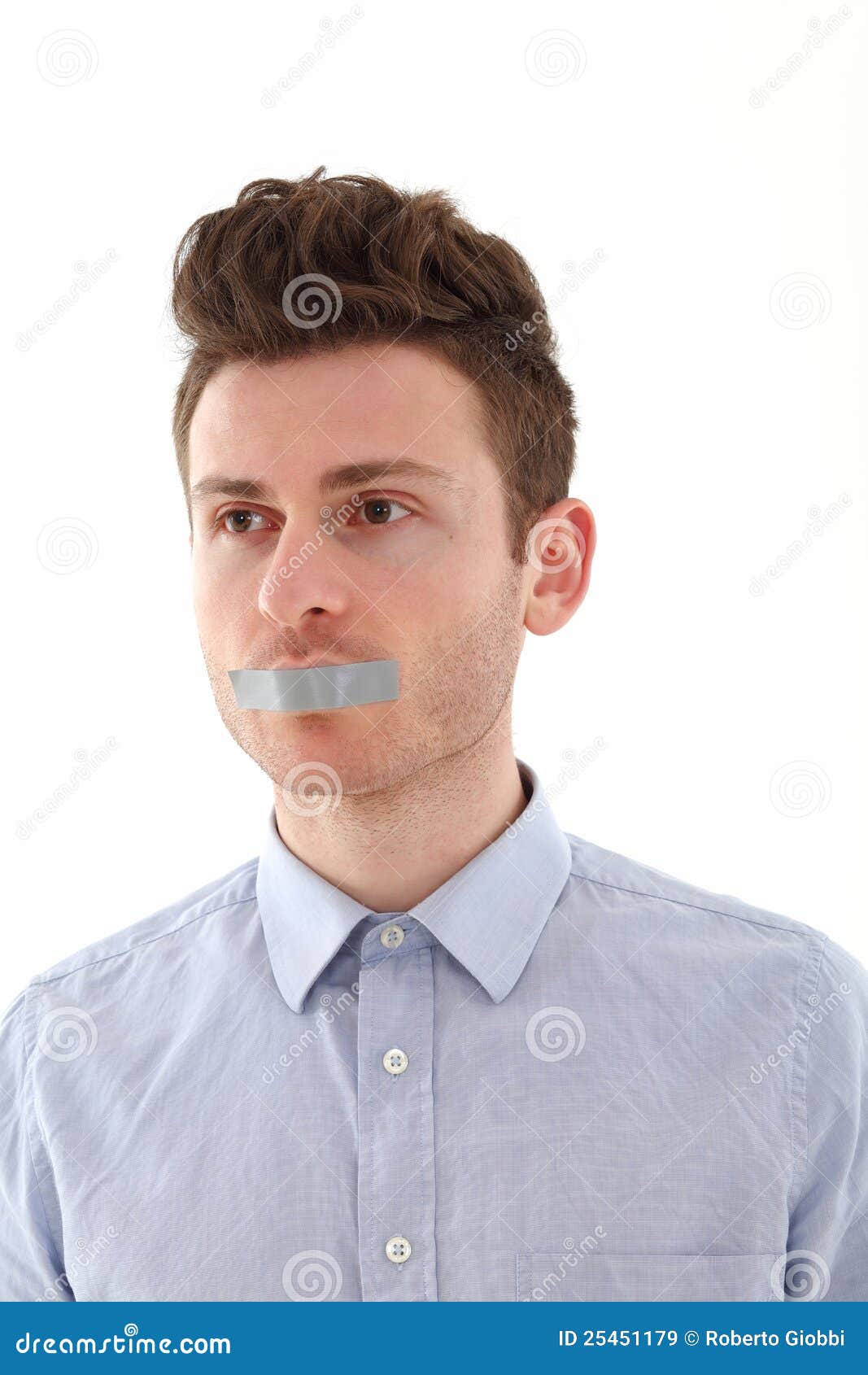 Young Man with Light Censorship Stock Image - Image of adult, human ...