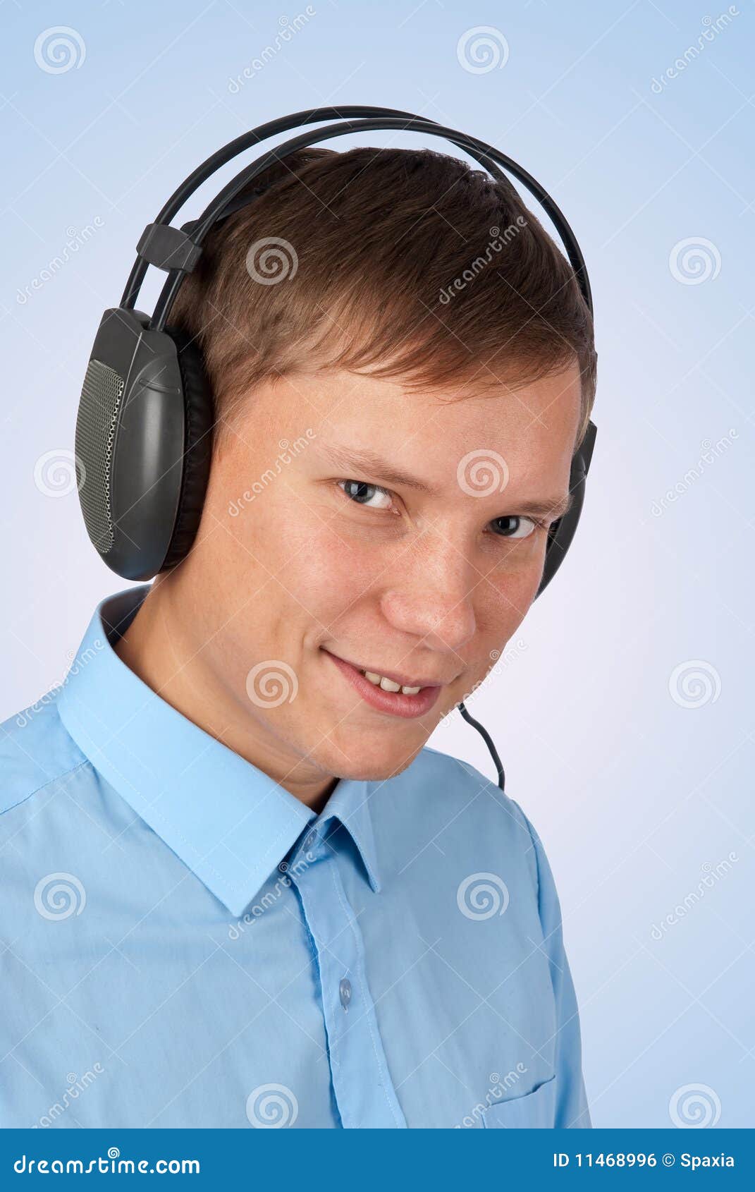 Young man listening music stock photo. Image of clothing - 11468996