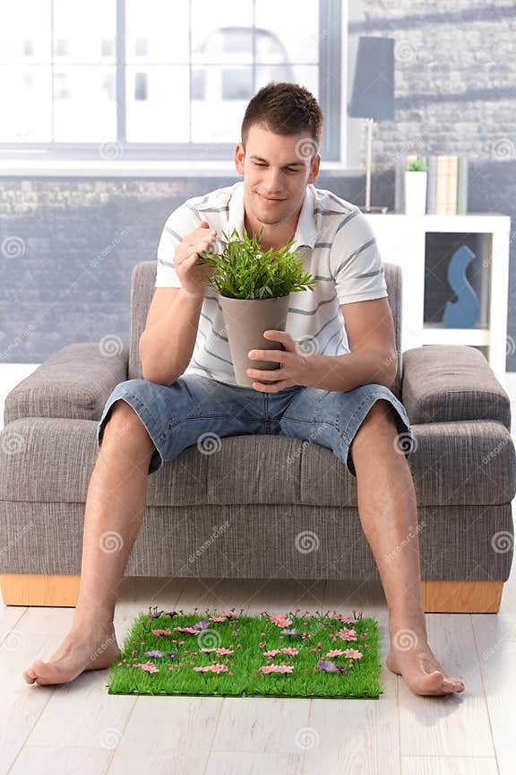 Young Man Longing for Nature Stock Photo - Image of bristly, caucasian ...