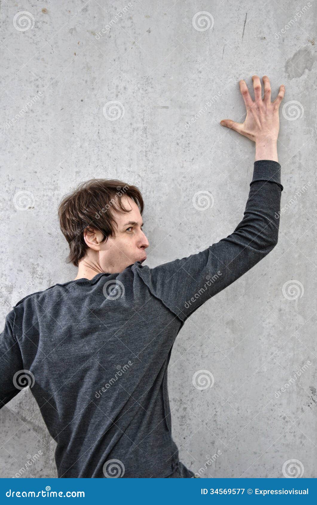 Young Man with a Look of Evil Stock Image - Image of gangster, scary ...