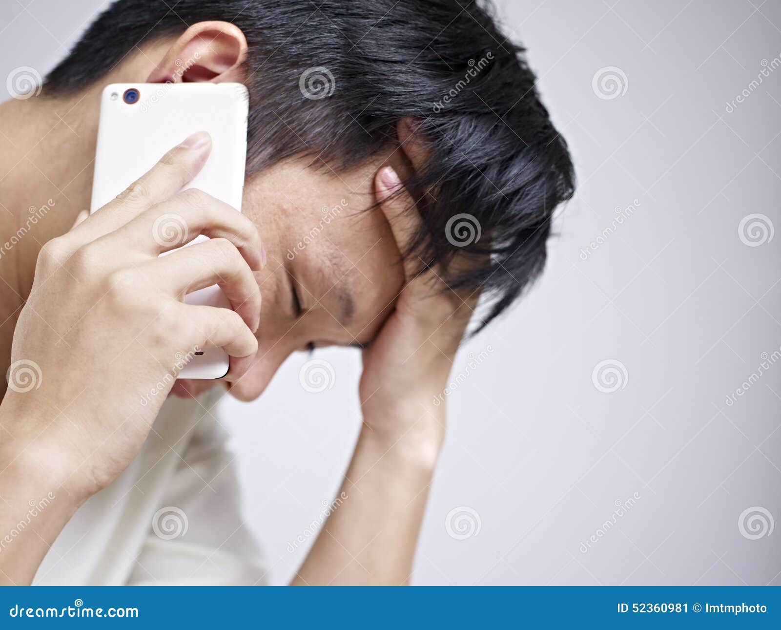 Young Man Looking Sad and Depressed Stock Image - Image of china ...