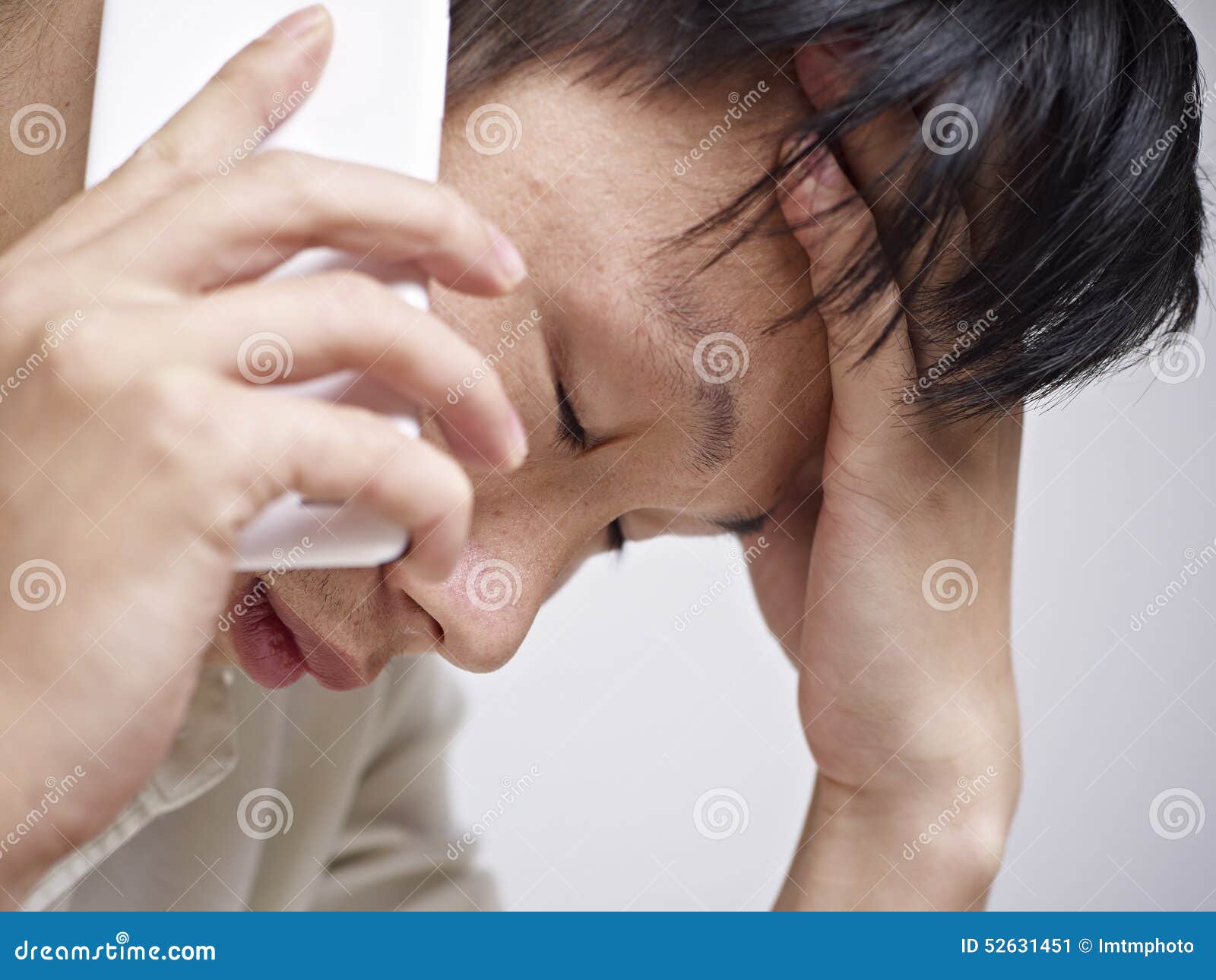 Young Man Looking Sad and Depressed Stock Image - Image of confused ...