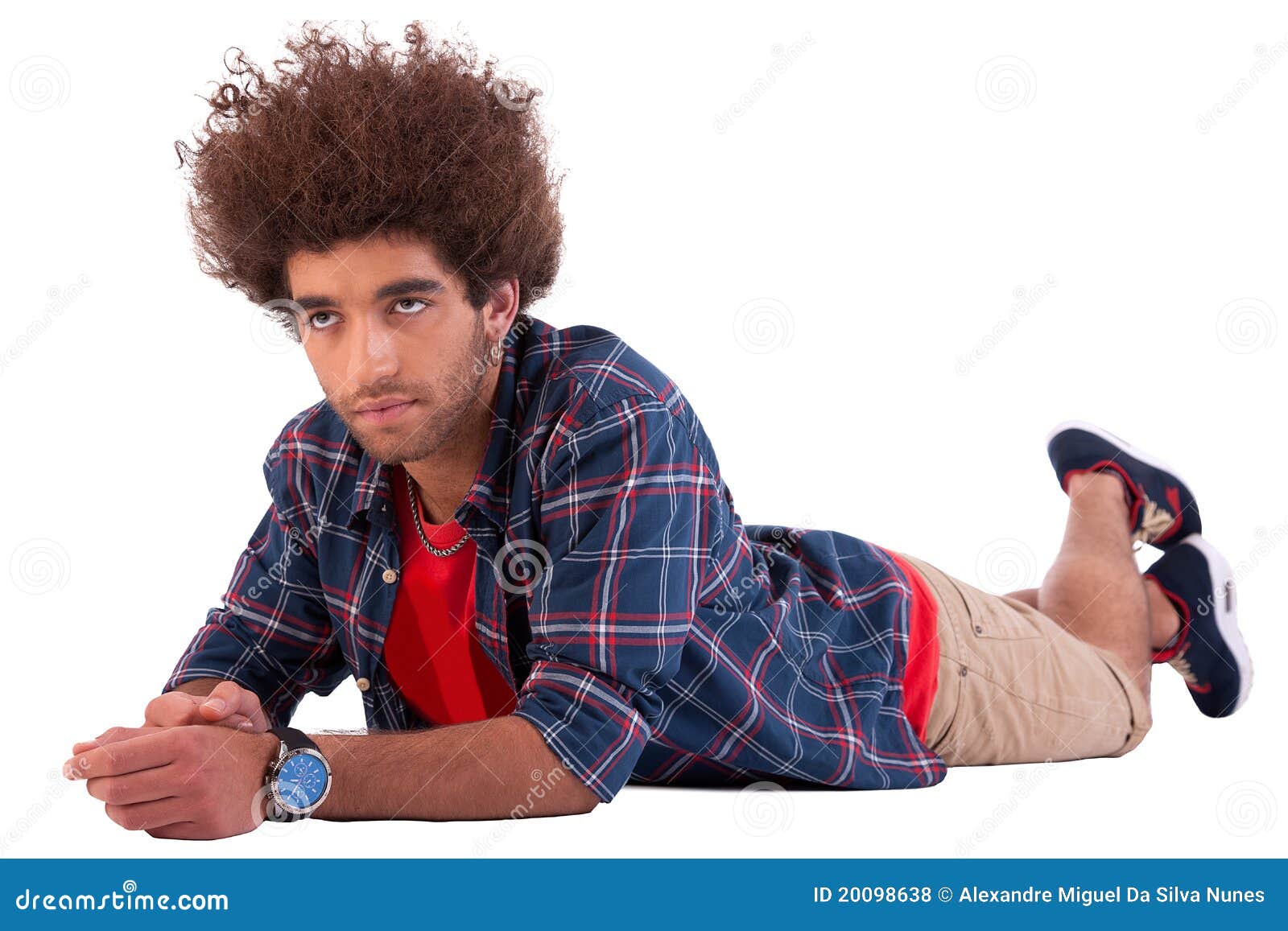 Young man lying stock photo. Image of quiet, isolated - 20098638