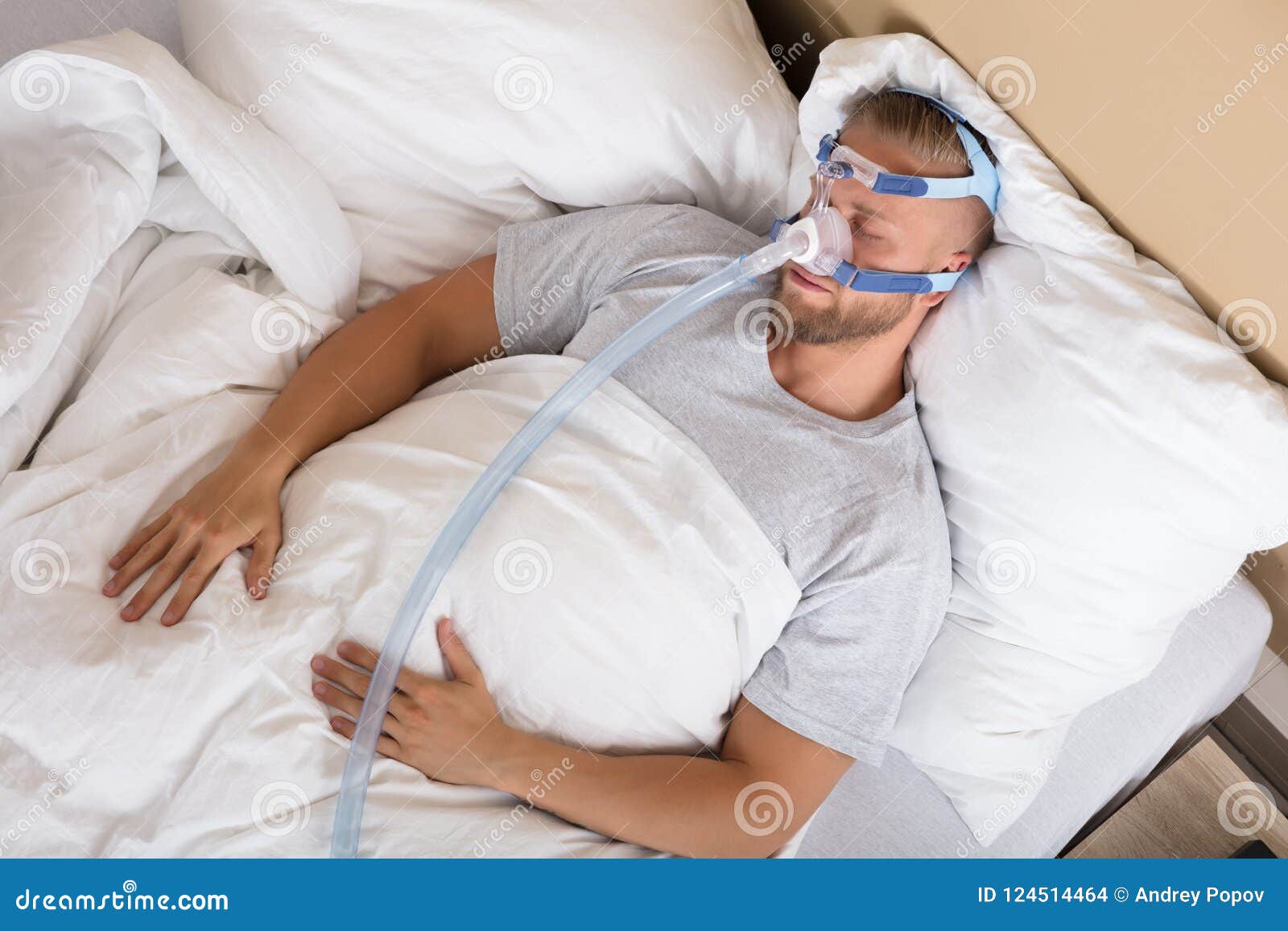 Man With Sleeping Apnea And CPAP Machine Royalty-Free Stock Image ... Man With Sleeping Apnea And CPAP Machine Royalty-Free Stock Image ...